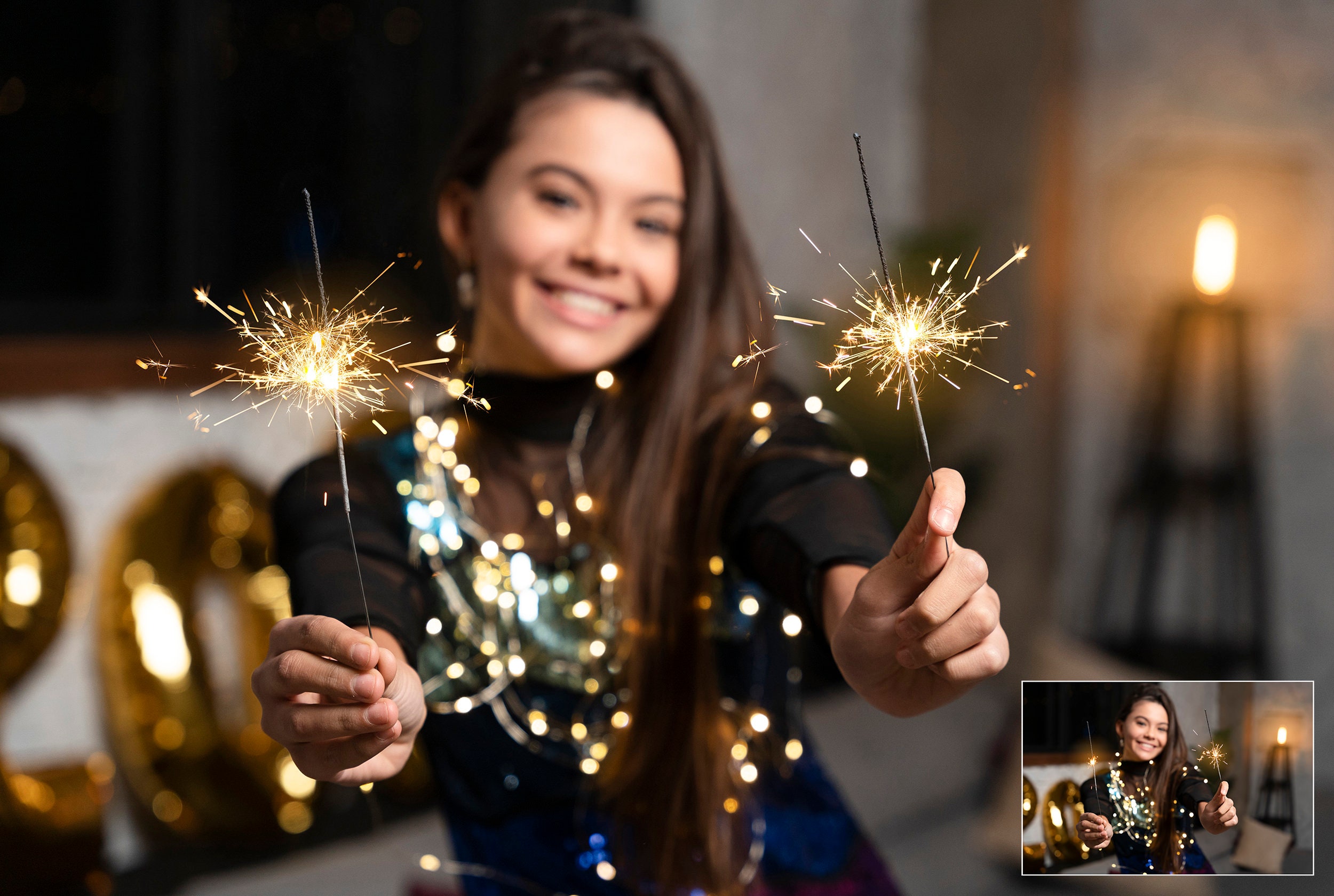Sparkler Overlays Wedding Photoshop Sparkler Bokeh Overlay Christmas ...