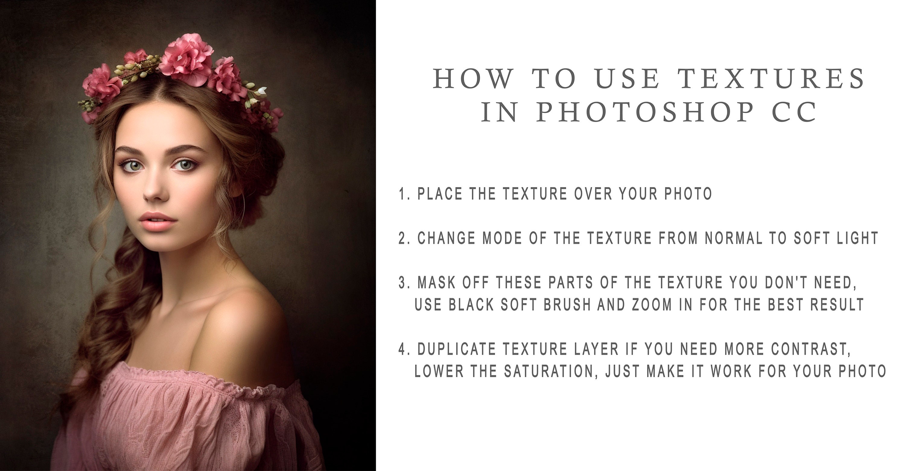 Fine Art Portrait Textures Photography Digital Backgrounds Overlays ...