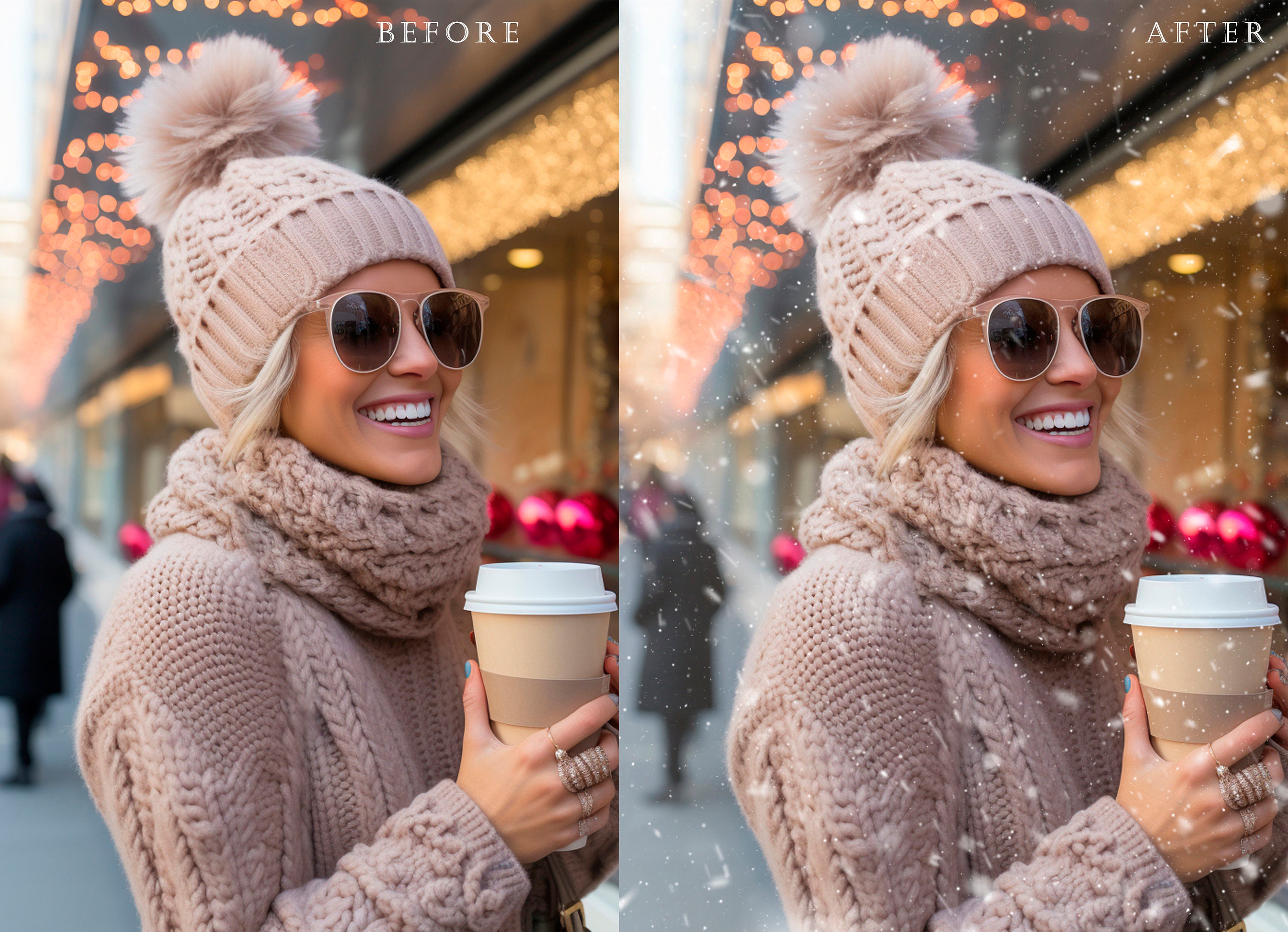 60 Realistic Snow Overlays PNG Falling Snow Backdrops Winter Photoshop ...