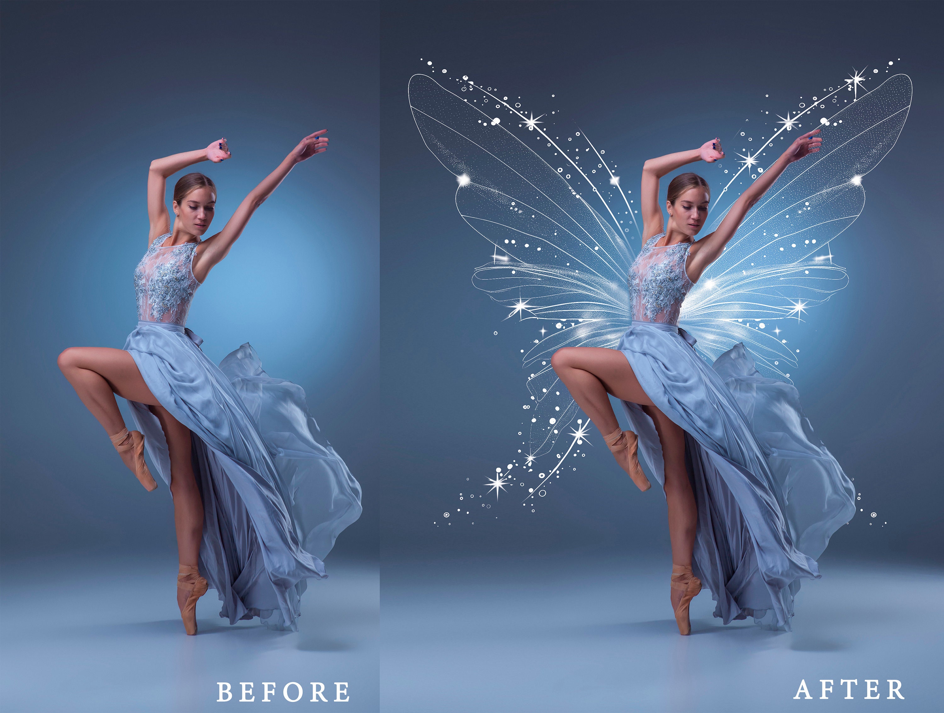 Fairy Wings Overlays Photoshop Overlays Magic Layers Digital Wings ...