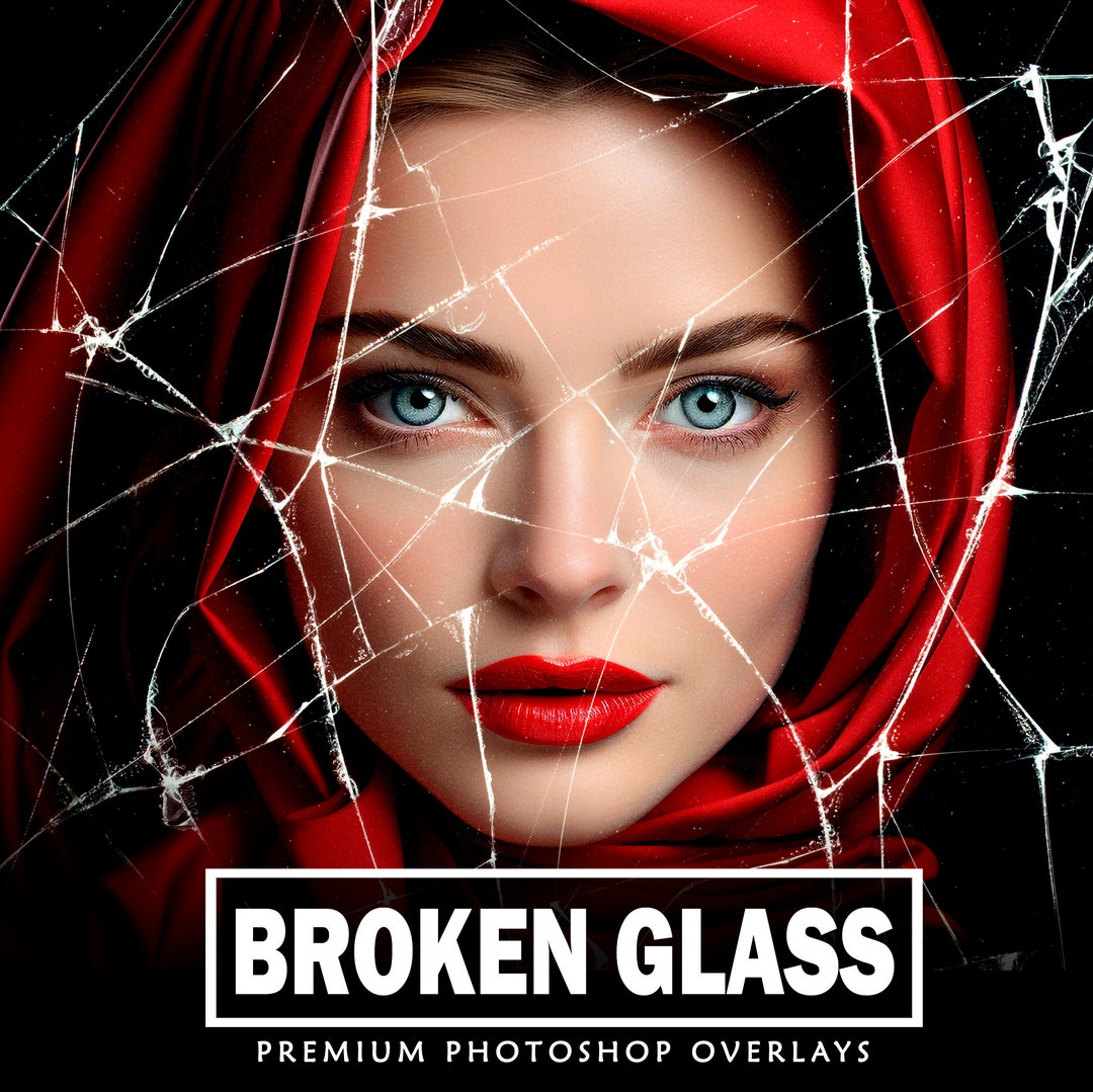Realistic Broken Glass Photoshop Overlays Shattere Glass Overlays Mirror Photoshop Glass Cracked