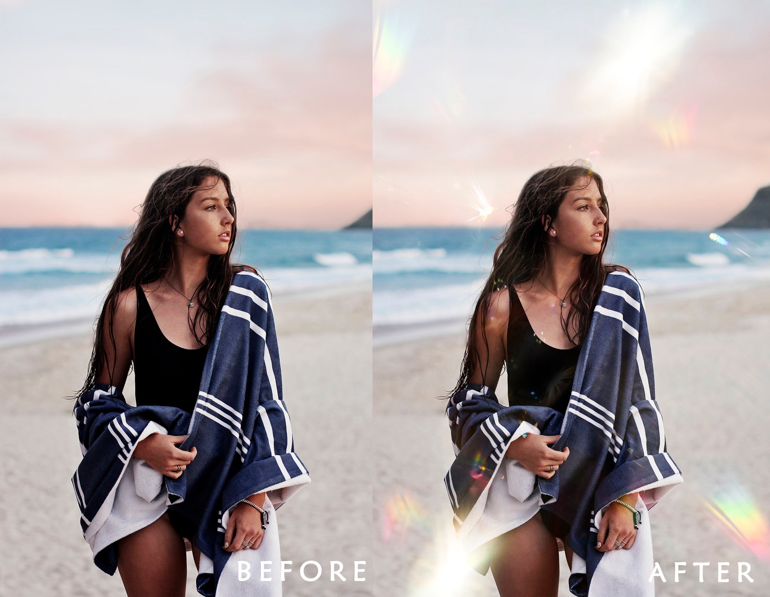 Prism Light Leak Overlays Photoshop Light Effects Crystal Summer ...