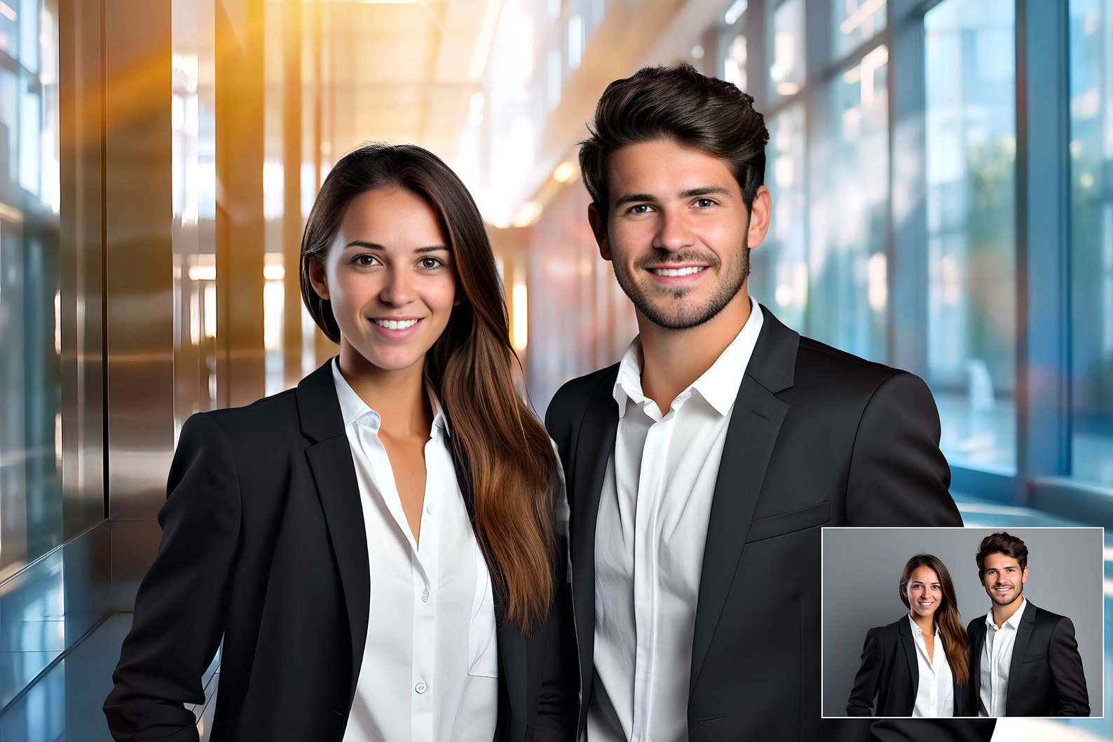 30 Modern Office Digital Backdrops Headshots Business Portraits Zoom ...