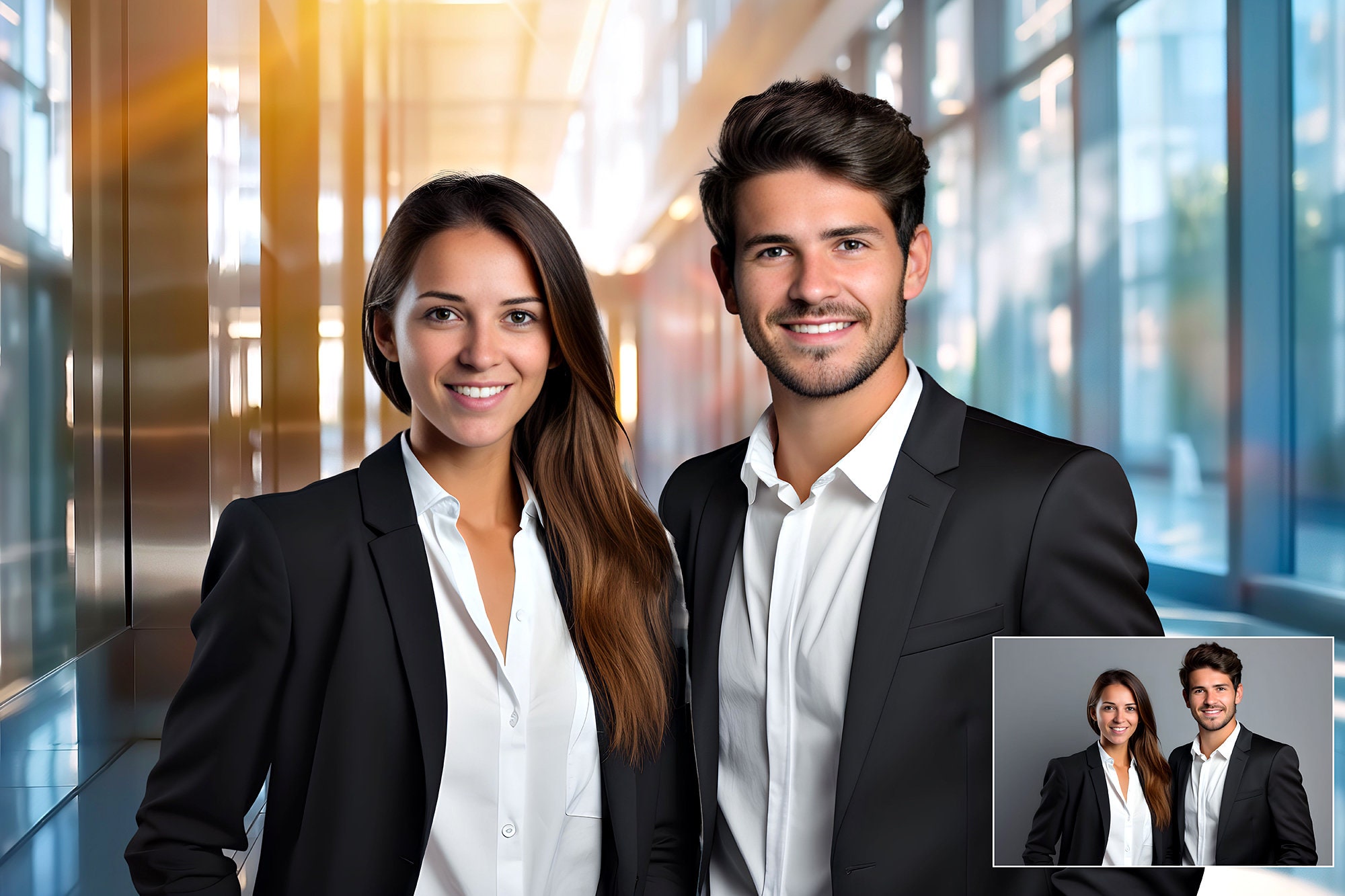 30 Modern Office Digital Backdrops Headshots Business Portraits Zoom ...