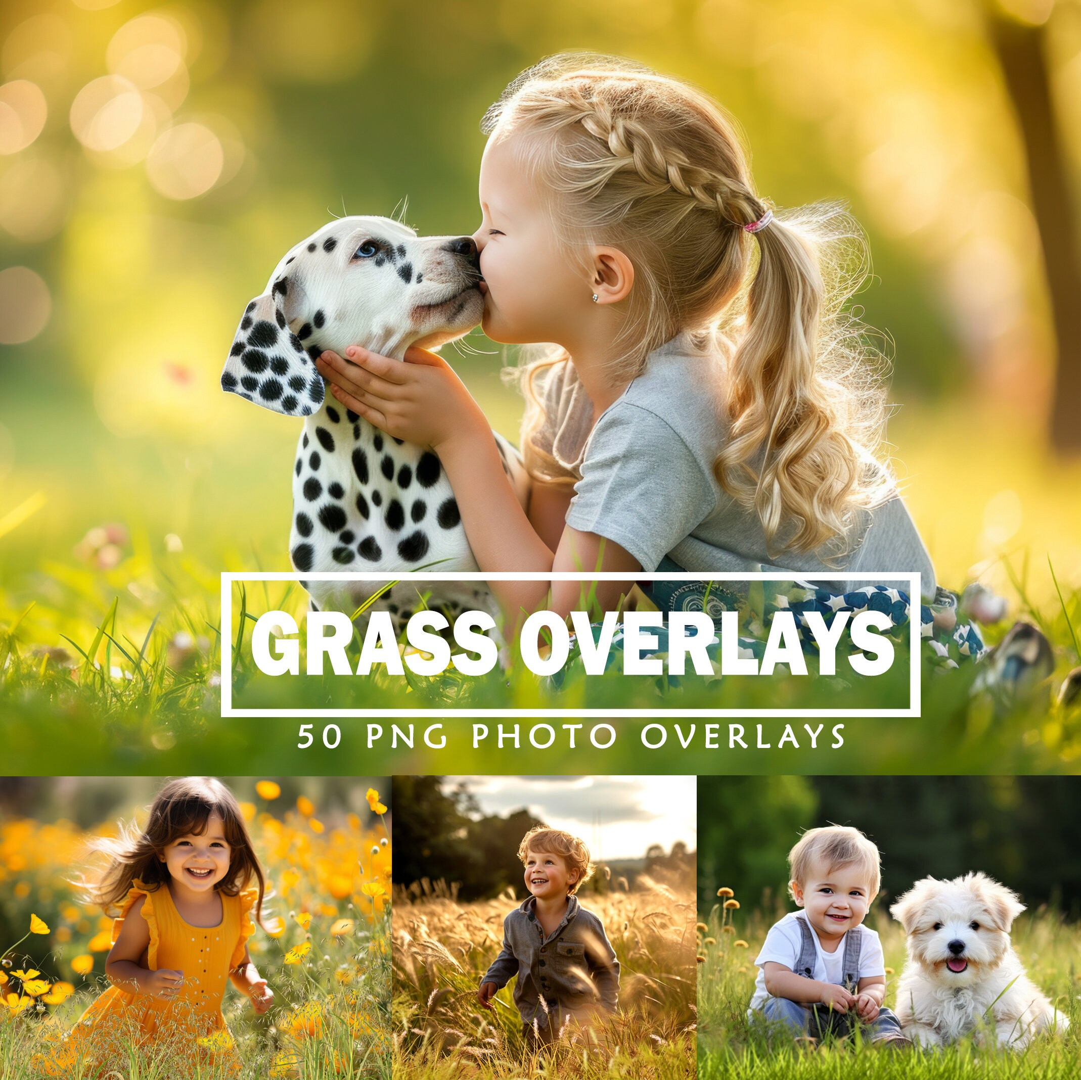 Grass Overlays Green Grass Photoshop Textures Summer Digital Overlays ...