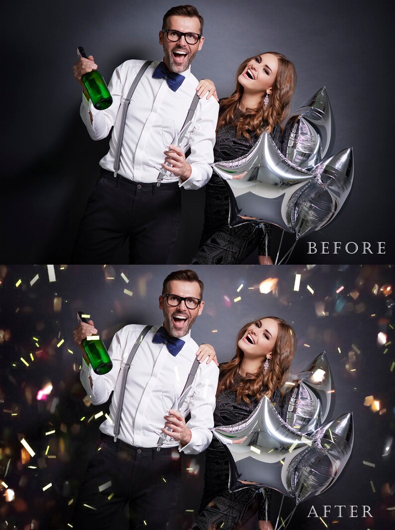 55 Confetti Overlays Weddings Confetti Photoshop Overlays Photography ...