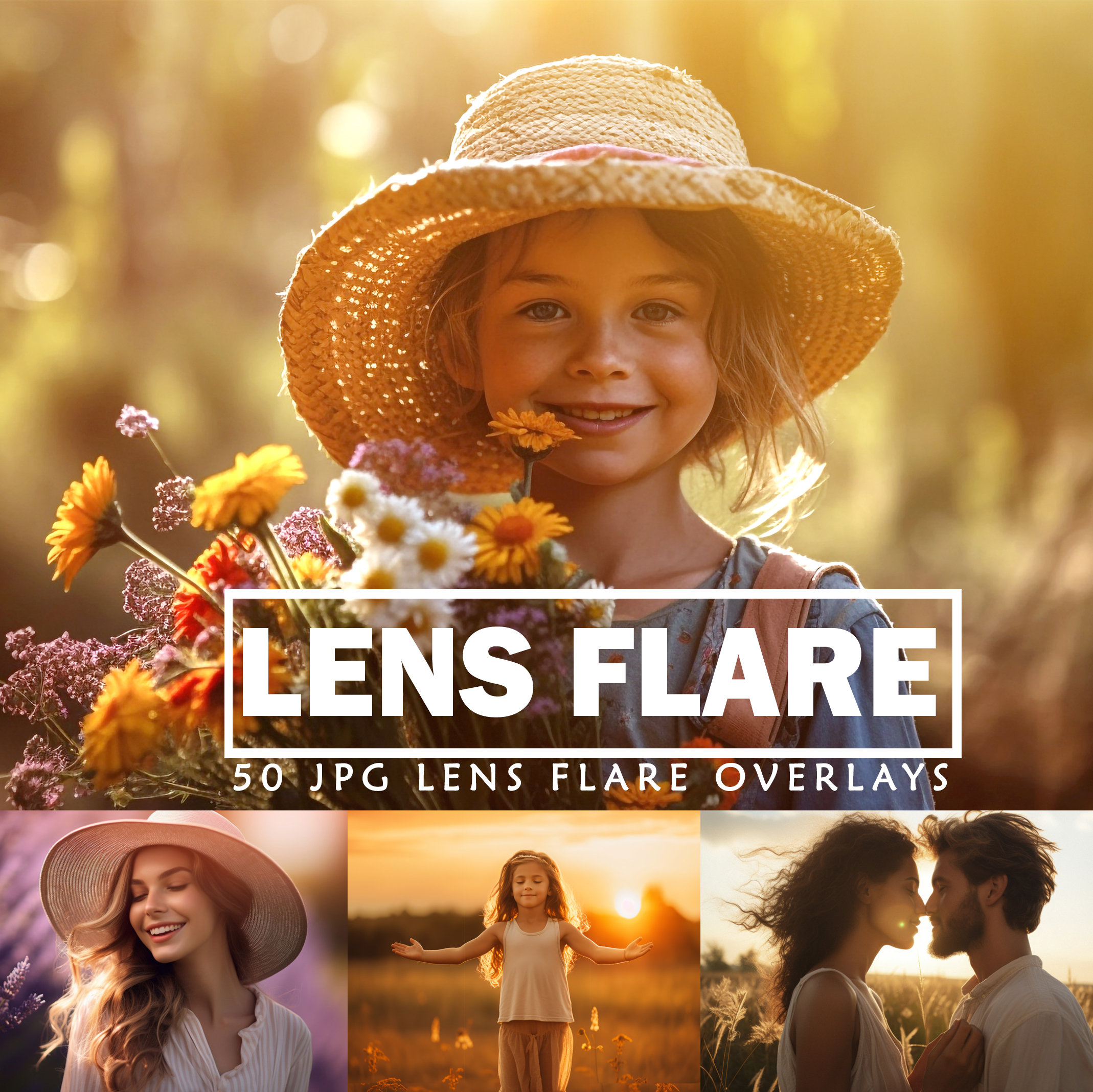 Lens Flares Overlays Photoshop Sunlight Sunrays Overlays Sun Digital ...