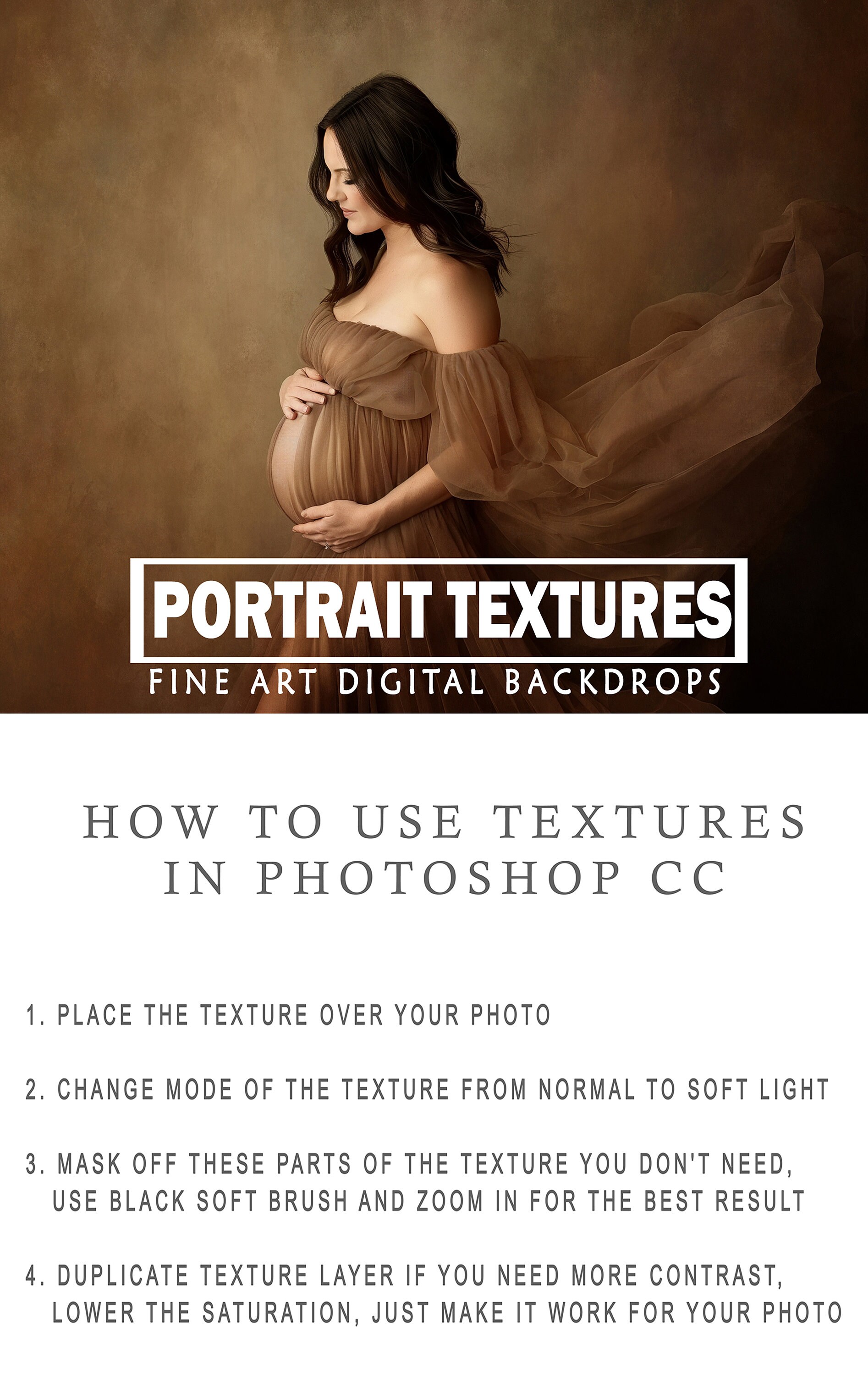 Portrait Textures Fine Art Digital Backgrounds Textures Photography ...