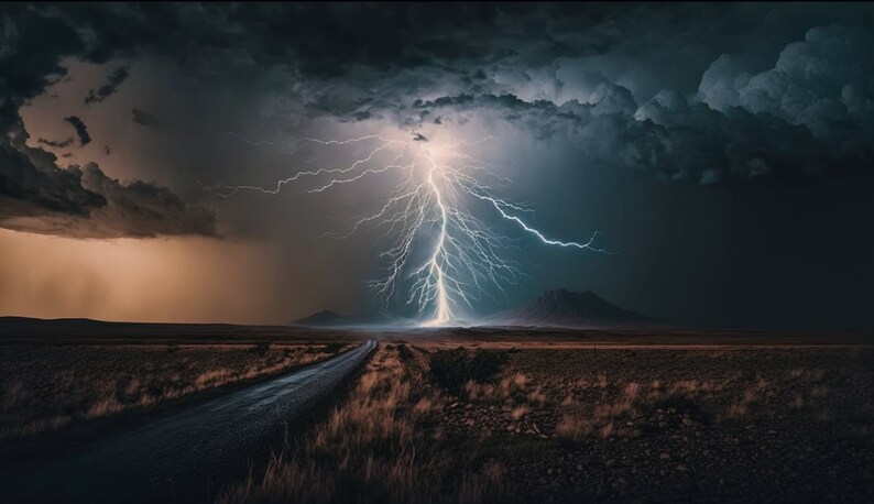 Lightning Overlay Realistic Thunderstorm Photoshop Lightning Overlays ...