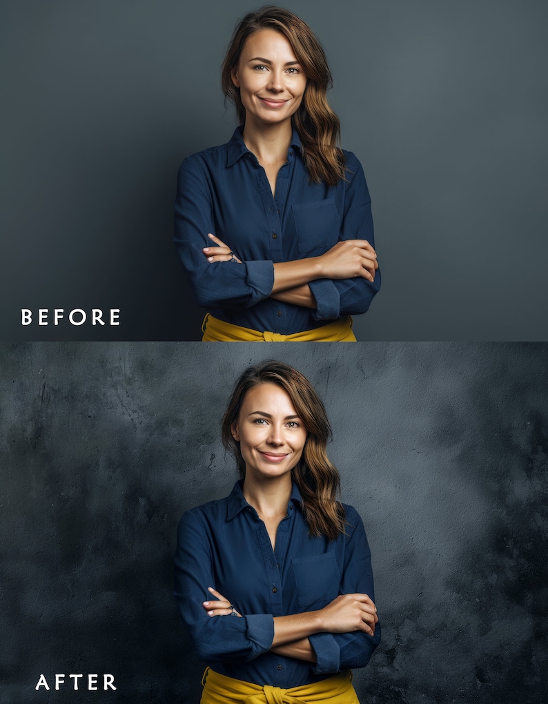 50 GRAY STUDIO BACKDROPS Portrait Background Grunge Studio Overlays ...