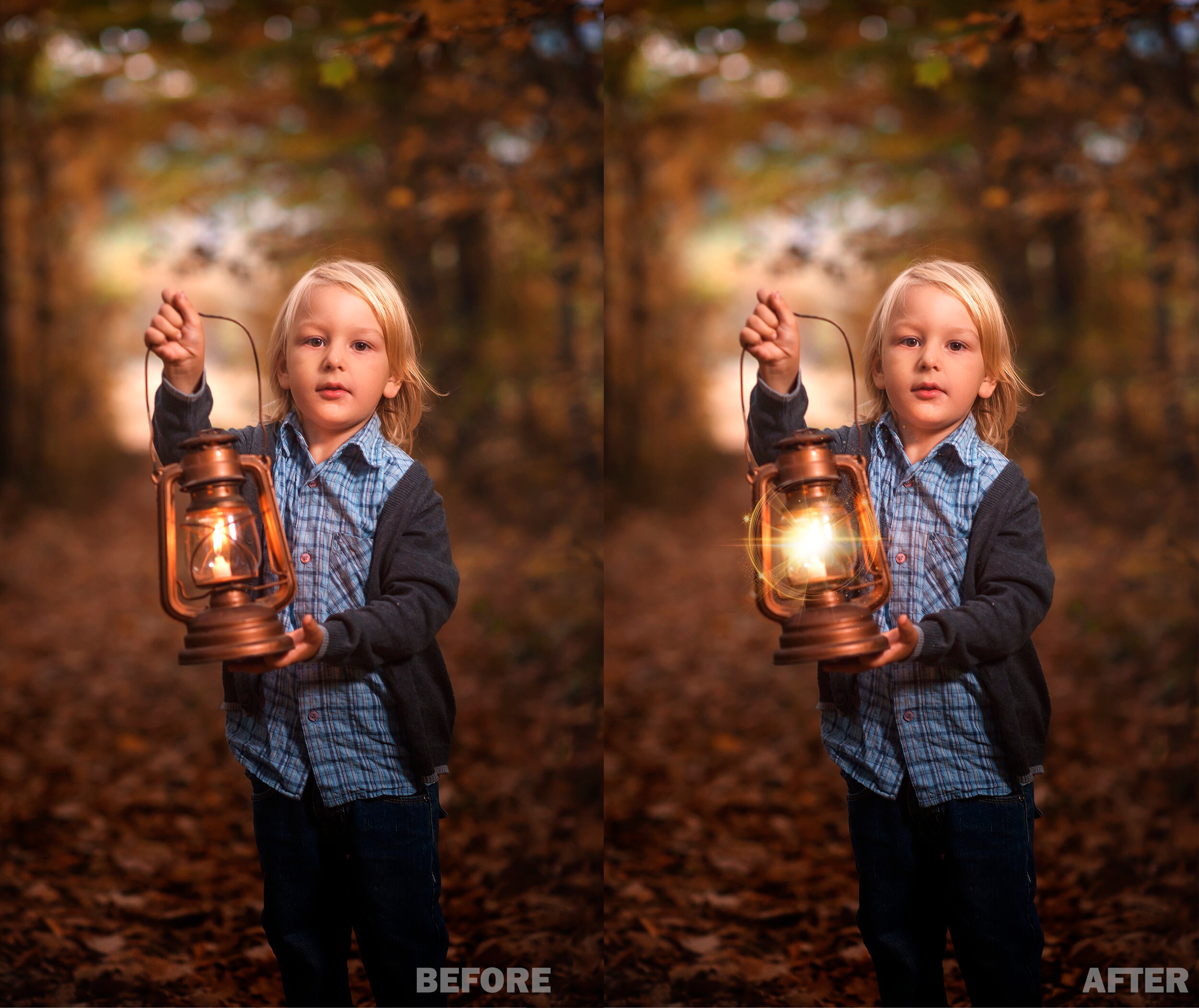 Lantern Light Overlays Lamp Light Overlay Magic Light Photoshop ...