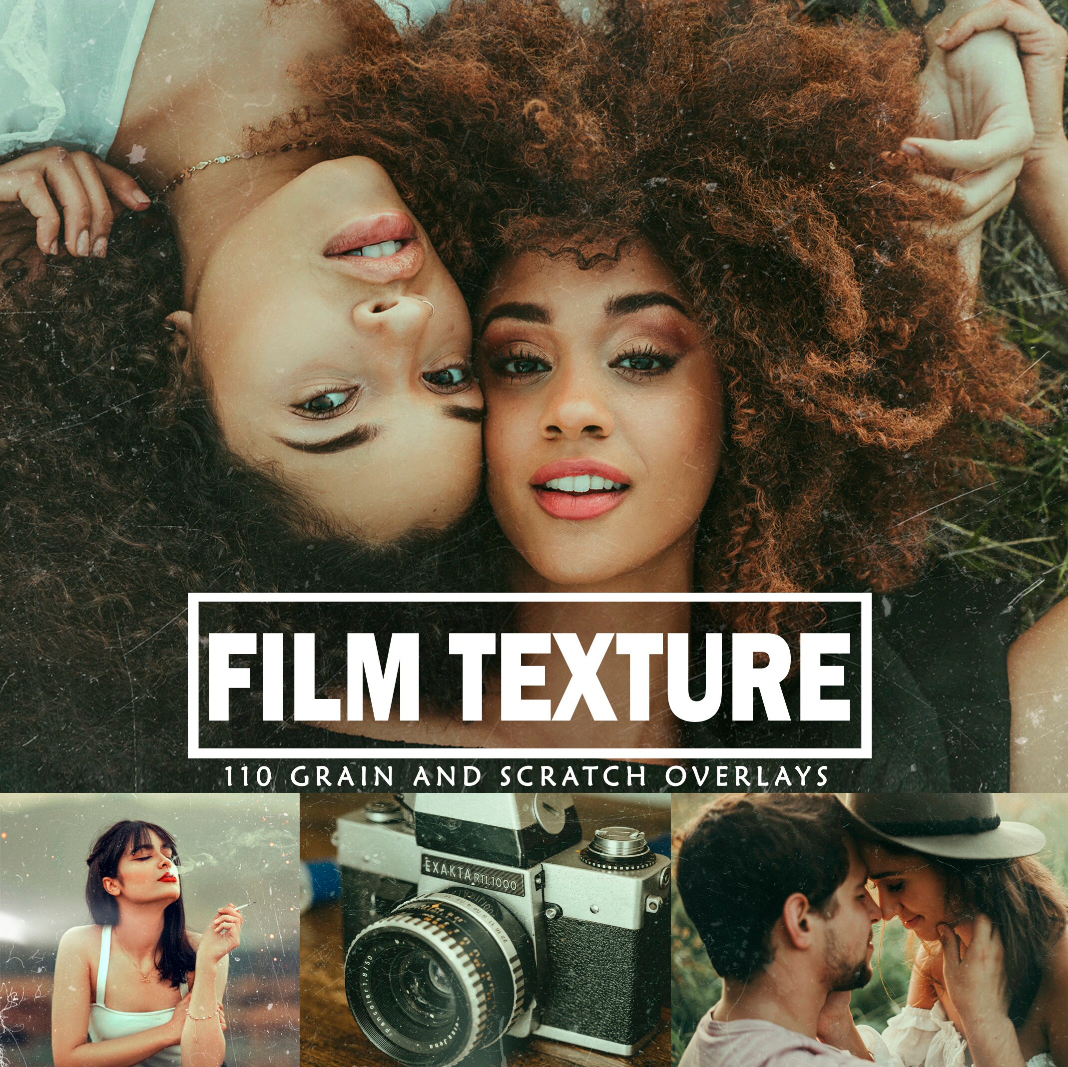 110 Film Texture Overlays Photoshop Overlays Scratched Overlays Dust ...