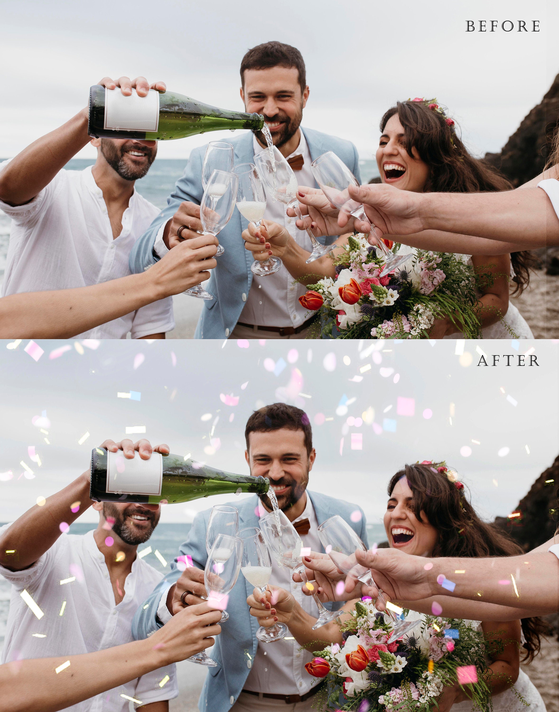 55 Confetti Overlays Weddings Confetti Photoshop Overlays Photography ...