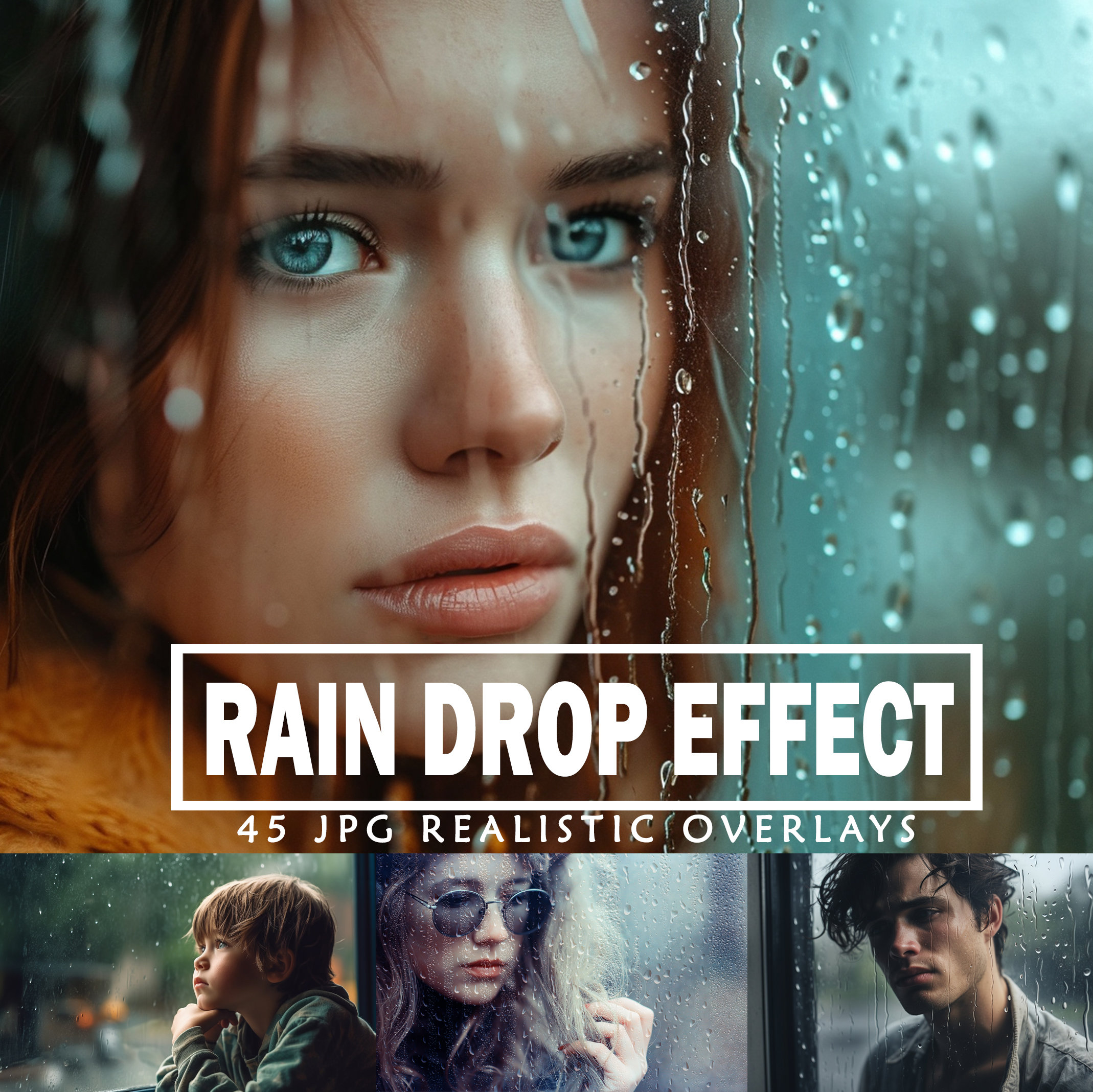 Rain Overlays Backdrops Water Drops Glass Photoshop Water Drop Window ...