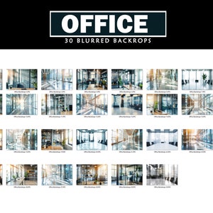 30 Modern Office Digital Backdrops Headshots Business Portraits Zoom ...