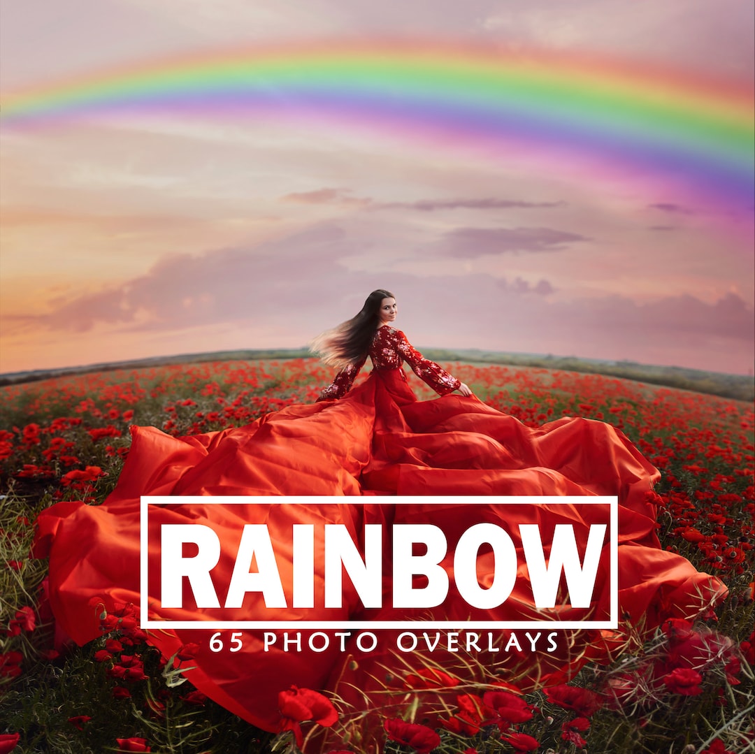 Rainbow Overlays Magical Overlays Rainbows for Photography Spring ...