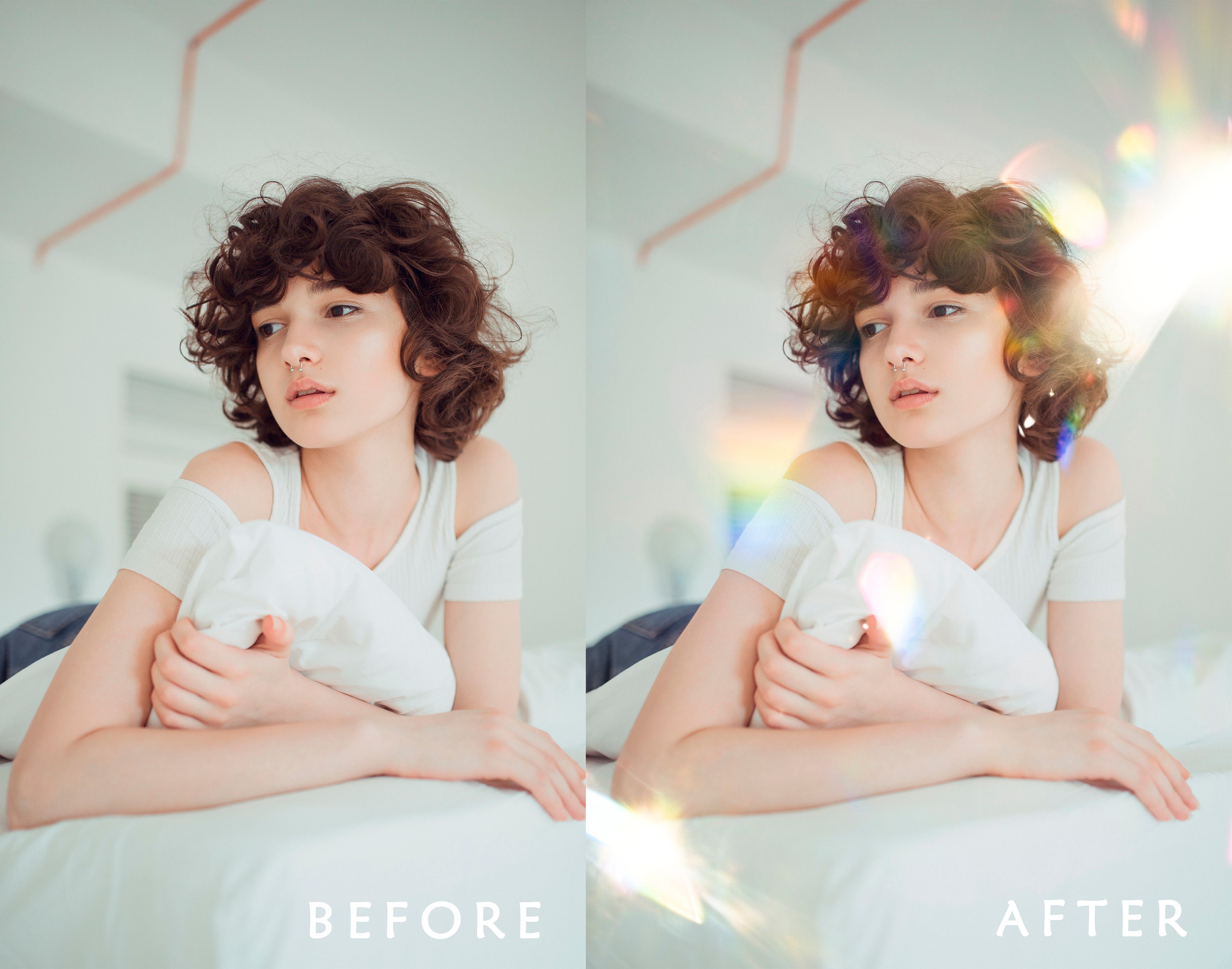 Prism Light Leak Overlays Photoshop Light Effects Crystal Summer ...