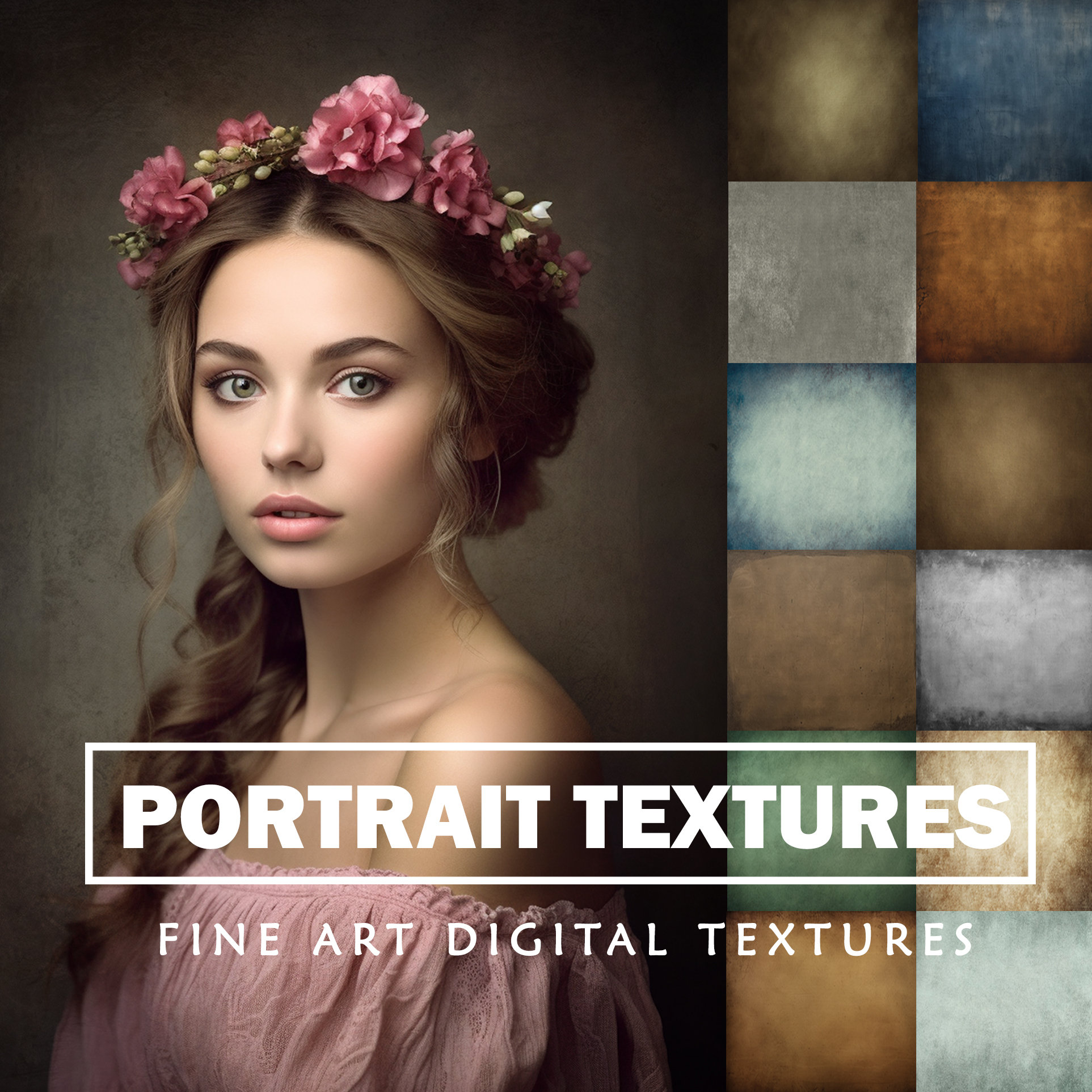 Fine Art Portrait Textures Photography Digital Backgrounds Overlays ...