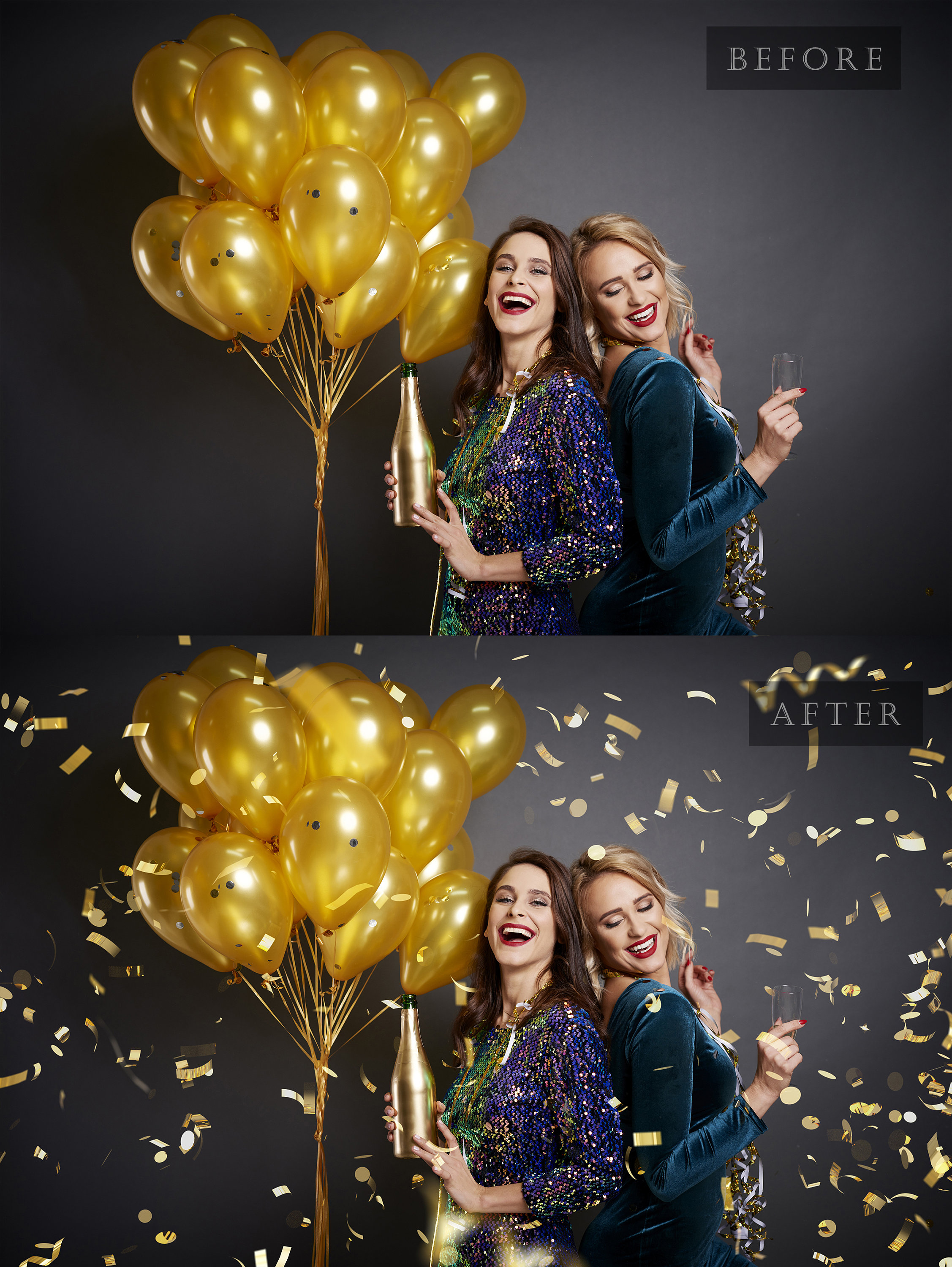 55 Confetti Overlays Weddings Confetti Photoshop Overlays Photography ...