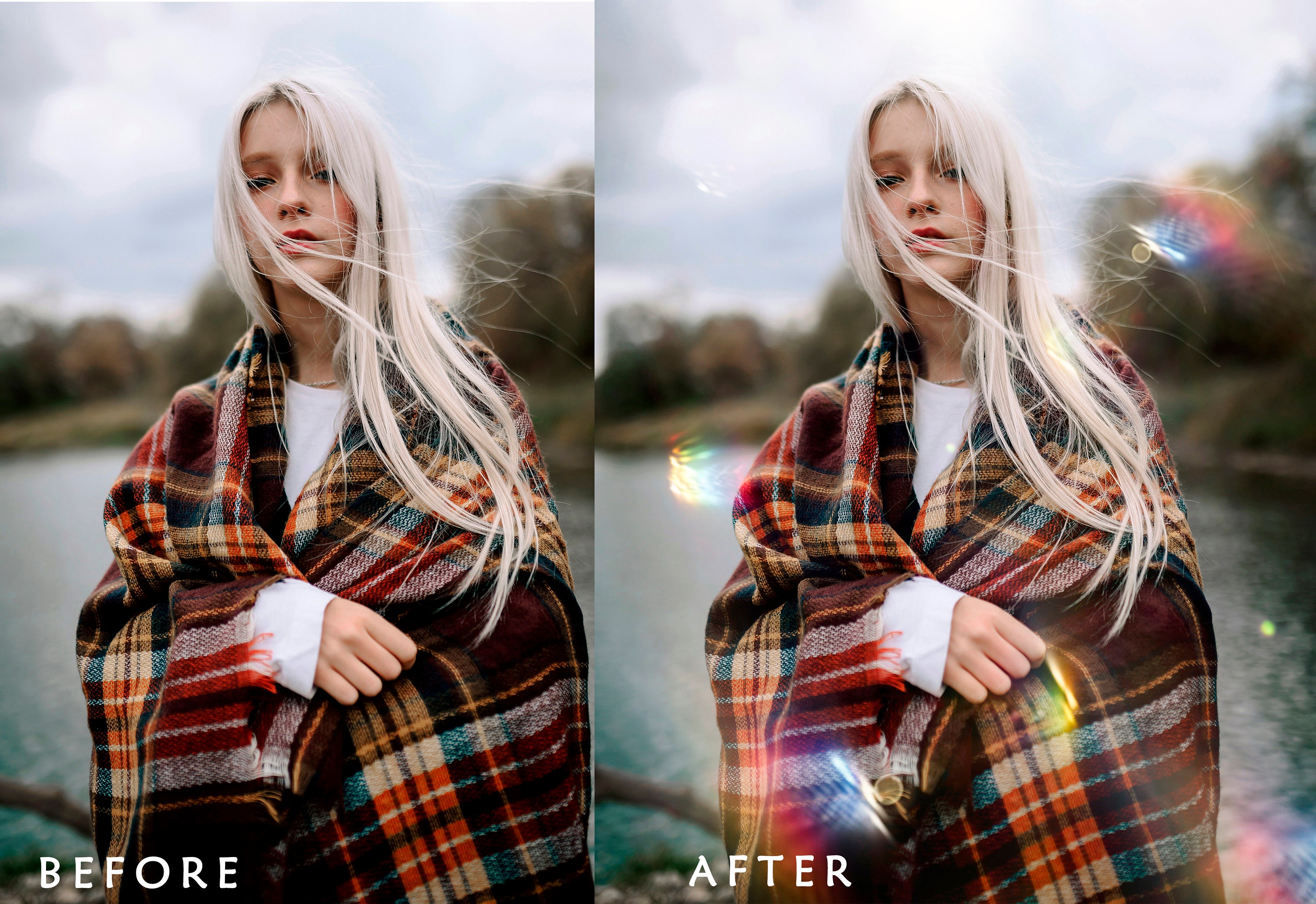 Prism Light Leak Overlays Photoshop Light Effects Crystal Summer ...
