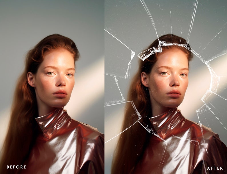 Realistic Broken Glass Photoshop Overlays Shattere Glass Overlays ...