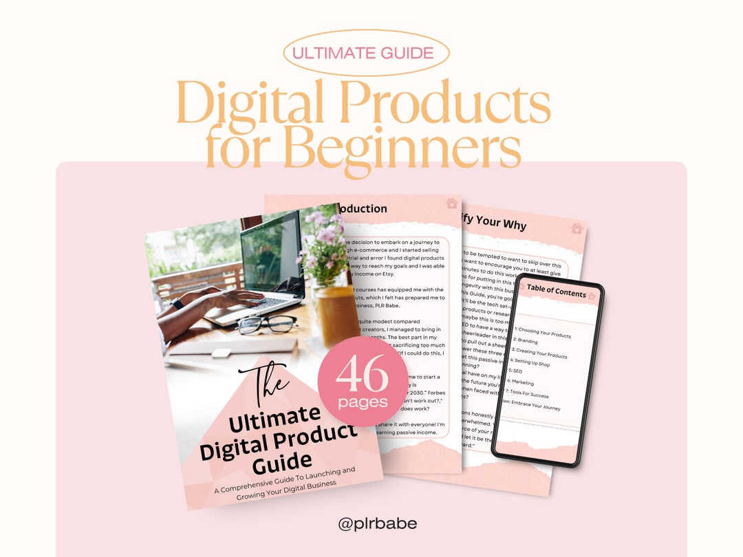 Digital Product Ebook for Starting an Online Digital Business, Over 100 ...