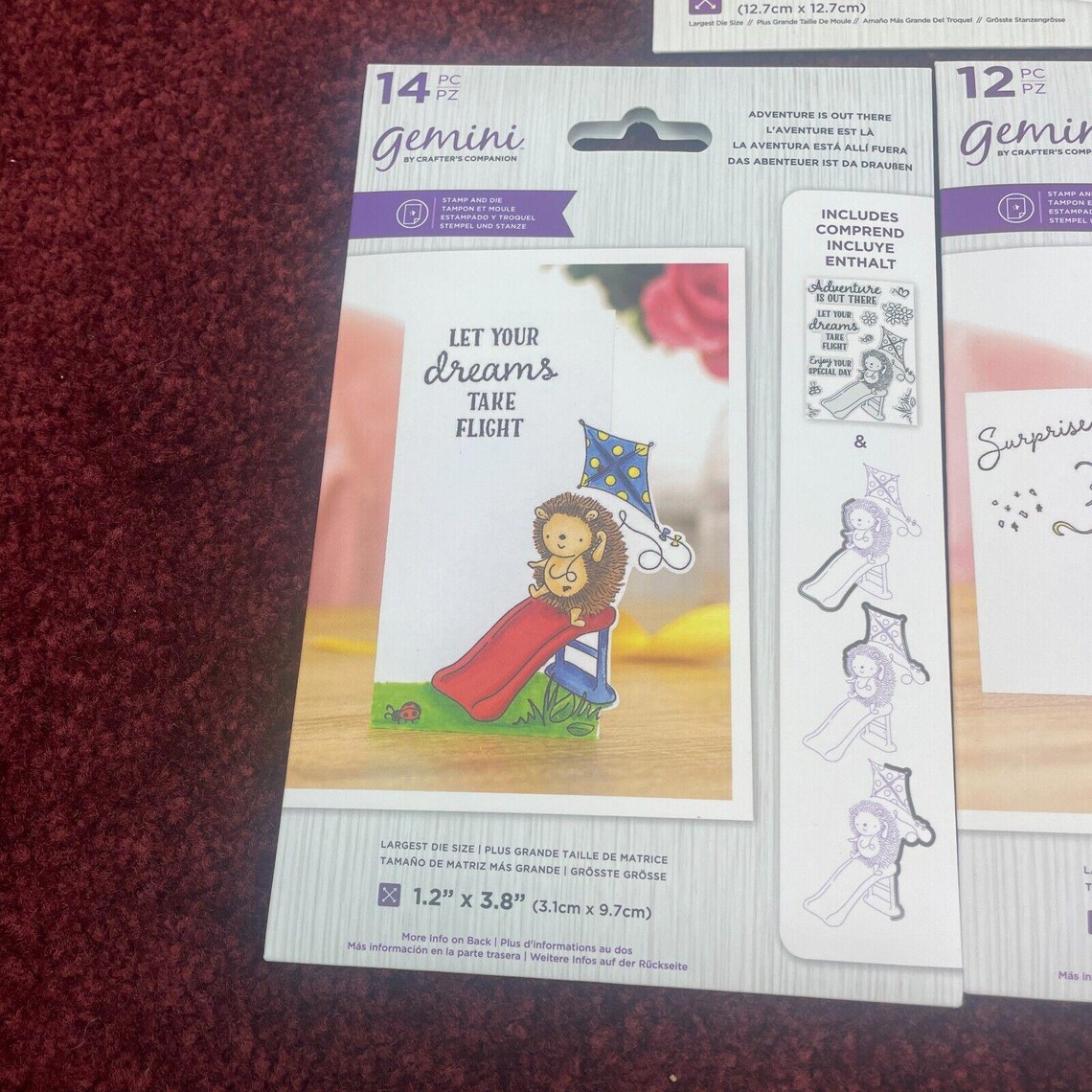 Lot 11 Crafters Companion Gemini Dies Stamp Papercraft Birthday Flower ...