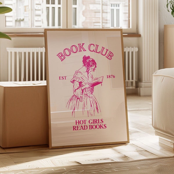 Book Club Poster - Etsy
