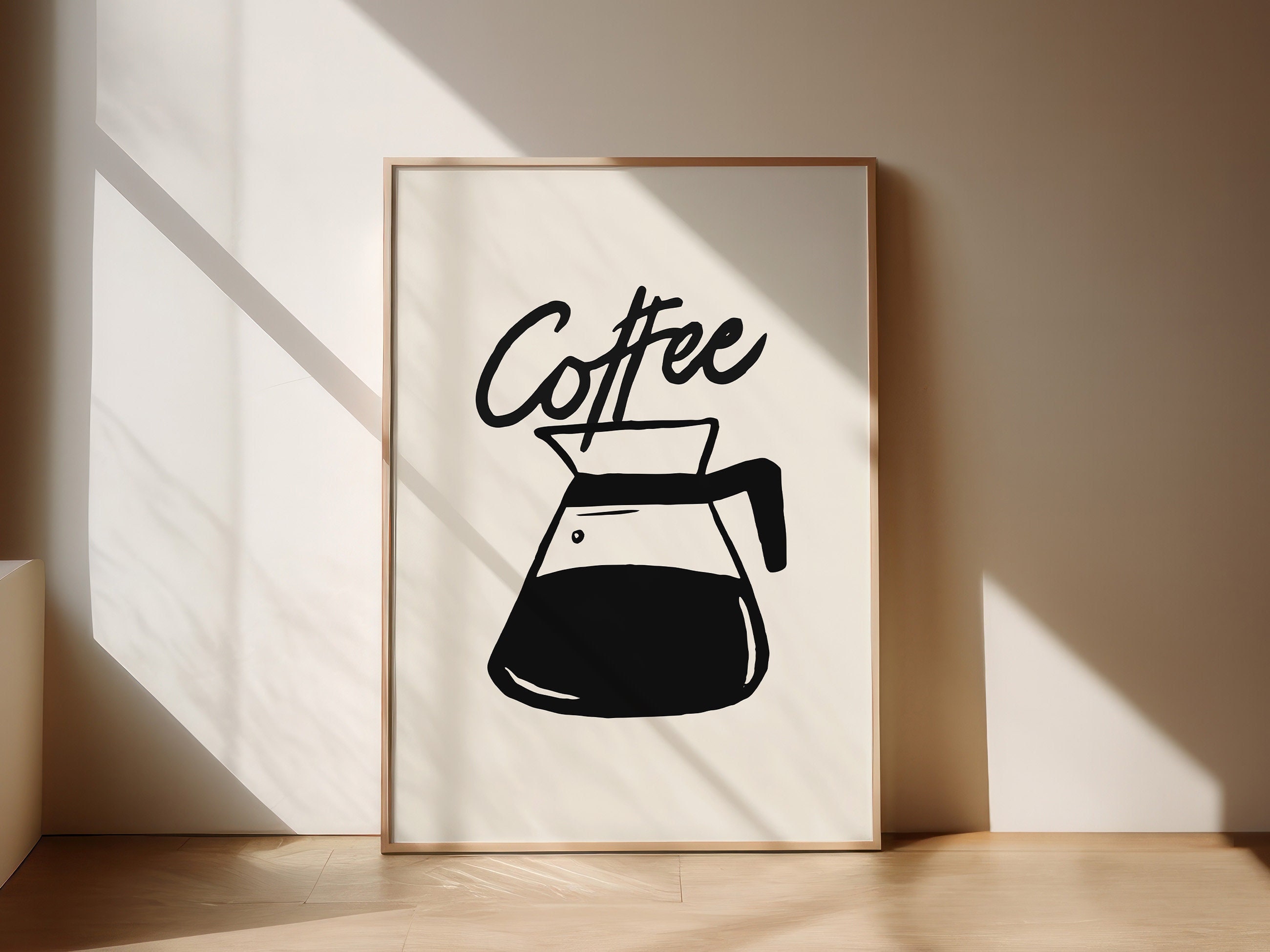 Coffee Print Kitchen Wall Art Kitchen Prints Coffee Print Kitchen Art ...