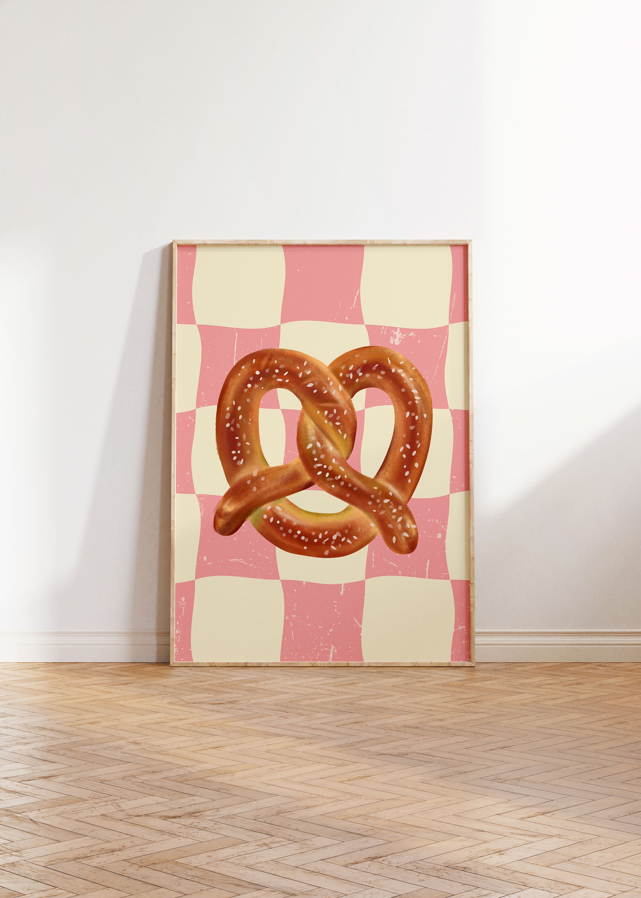 Aesthetic Kitchen Decor Pretzel Poster Retro Kitchen Print Kitchen Wall ...