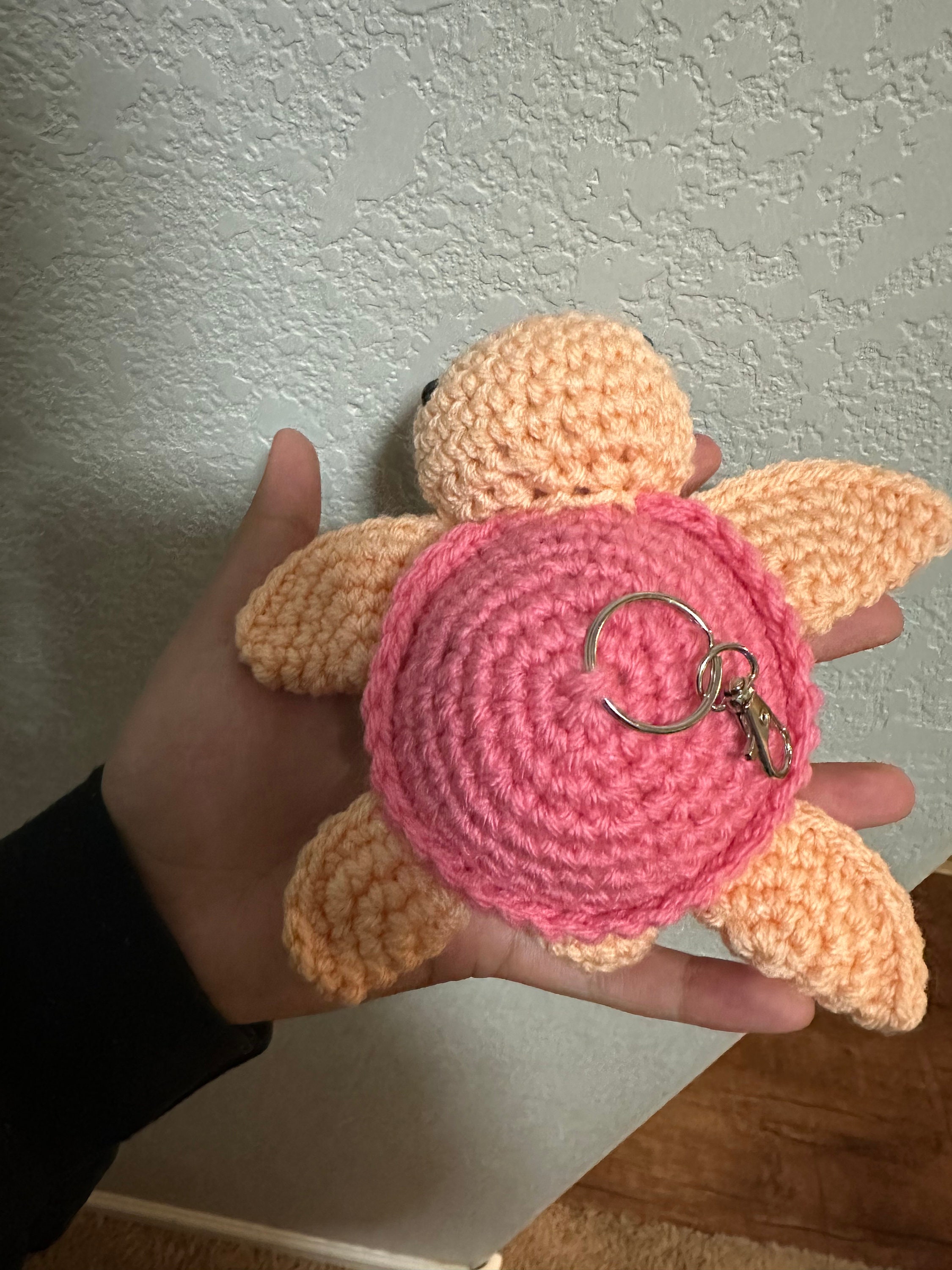 Crochet Mini Sea Turtle Keychains Cute Amigurumi Keychain - Etsy