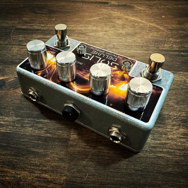 Meteoric Effect Solis Deluxe Fuzz Face Style Guitar/bass Effect Pedal ...