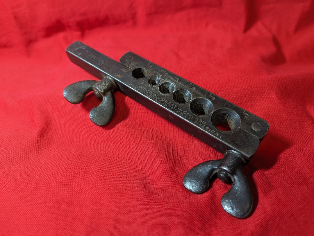 Vintage Die Block / Flaring Bar ONLY Imperial Brass CHICAGO Made in USA ...