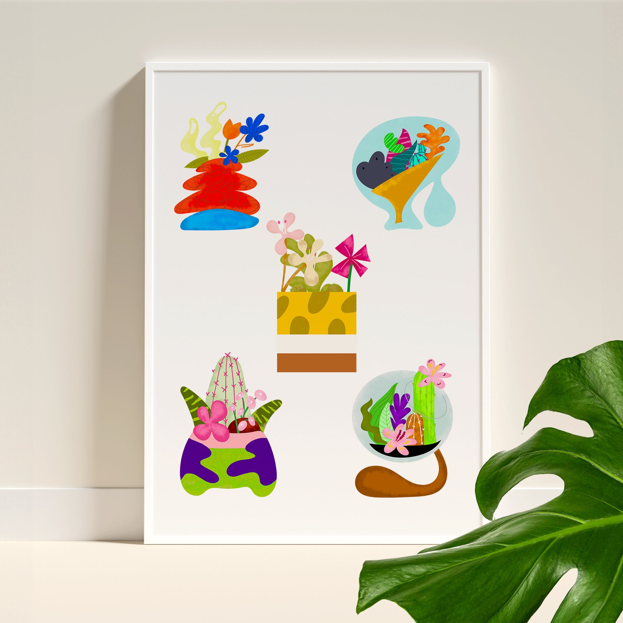 Nickelodeon Fan Art Gift Floral Abstract Matisse Art Decor New Home ...