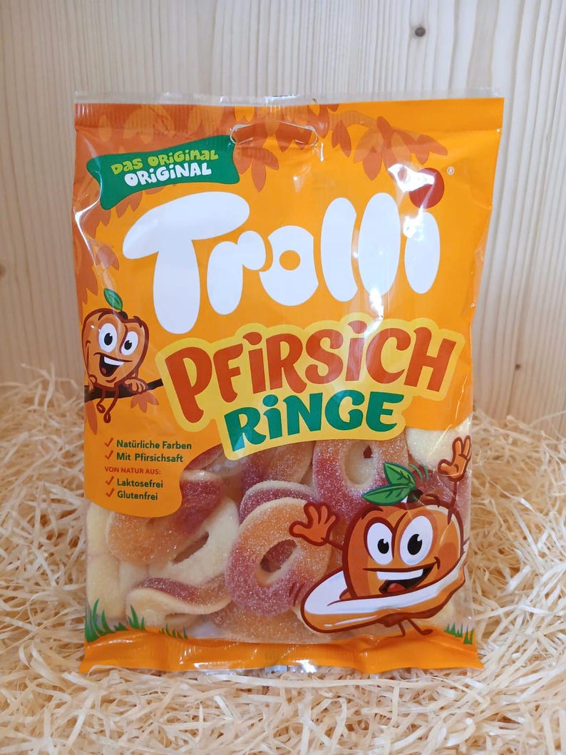 Trolli Peach Gummy Rings - Etsy