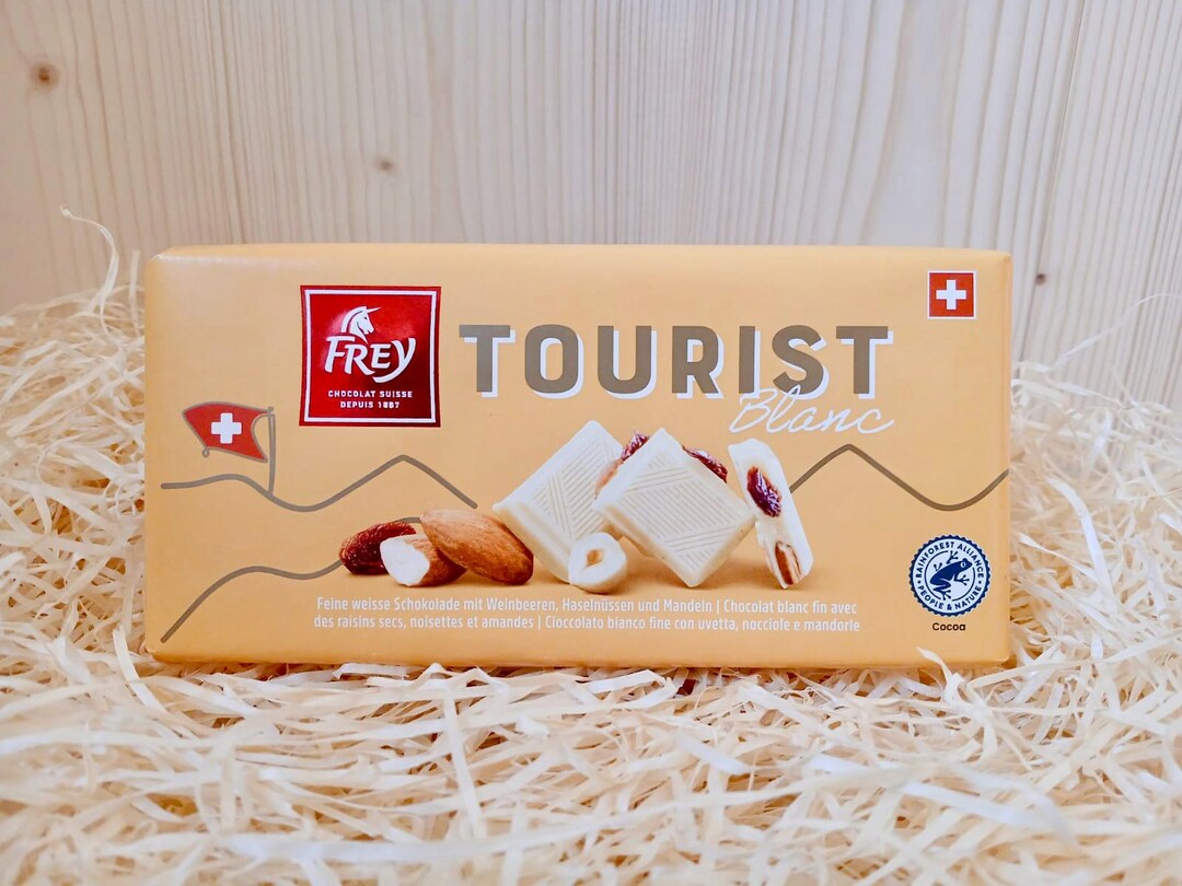 Tourist Frey White Chocolate Bar - From Switzerland - Etsy