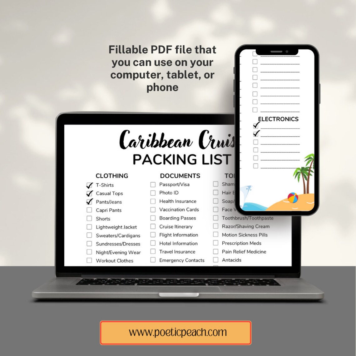 Caribbean Cruise Packing List for 2026 – Printable Travel Organizer ...