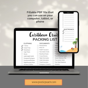 Ultimate Caribbean Cruise Packing List - Printable PDF Travel Vacation ...