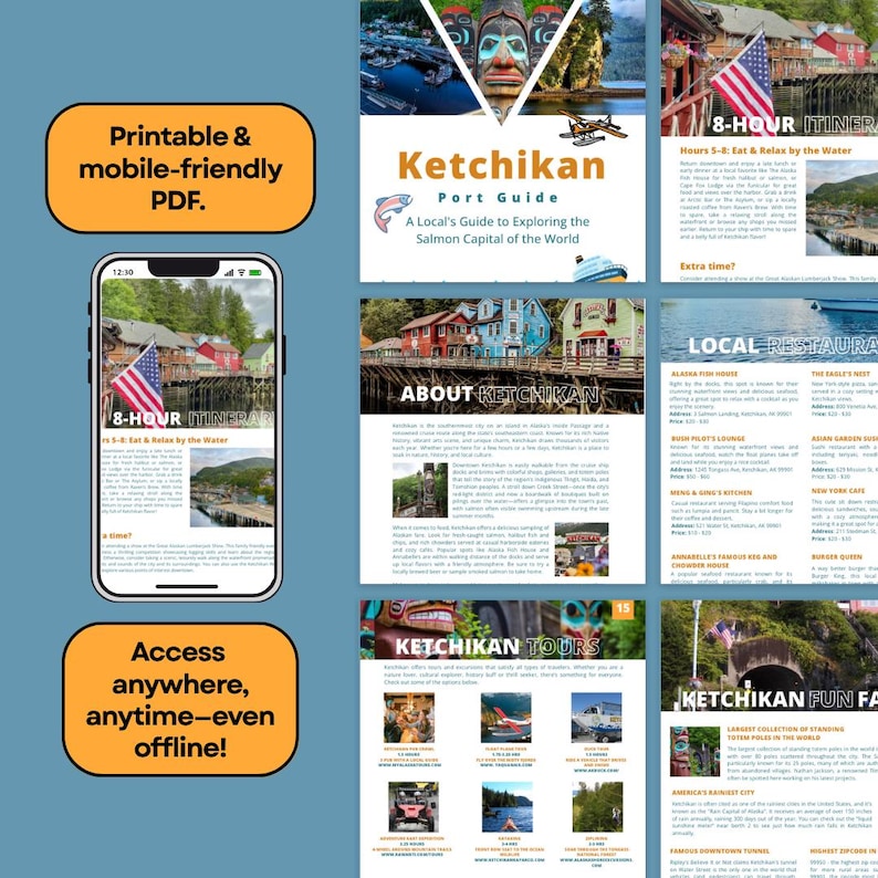 Ultimate Ketchikan Port Guide - Alaskan Cruise - Printable PDF Travel ...