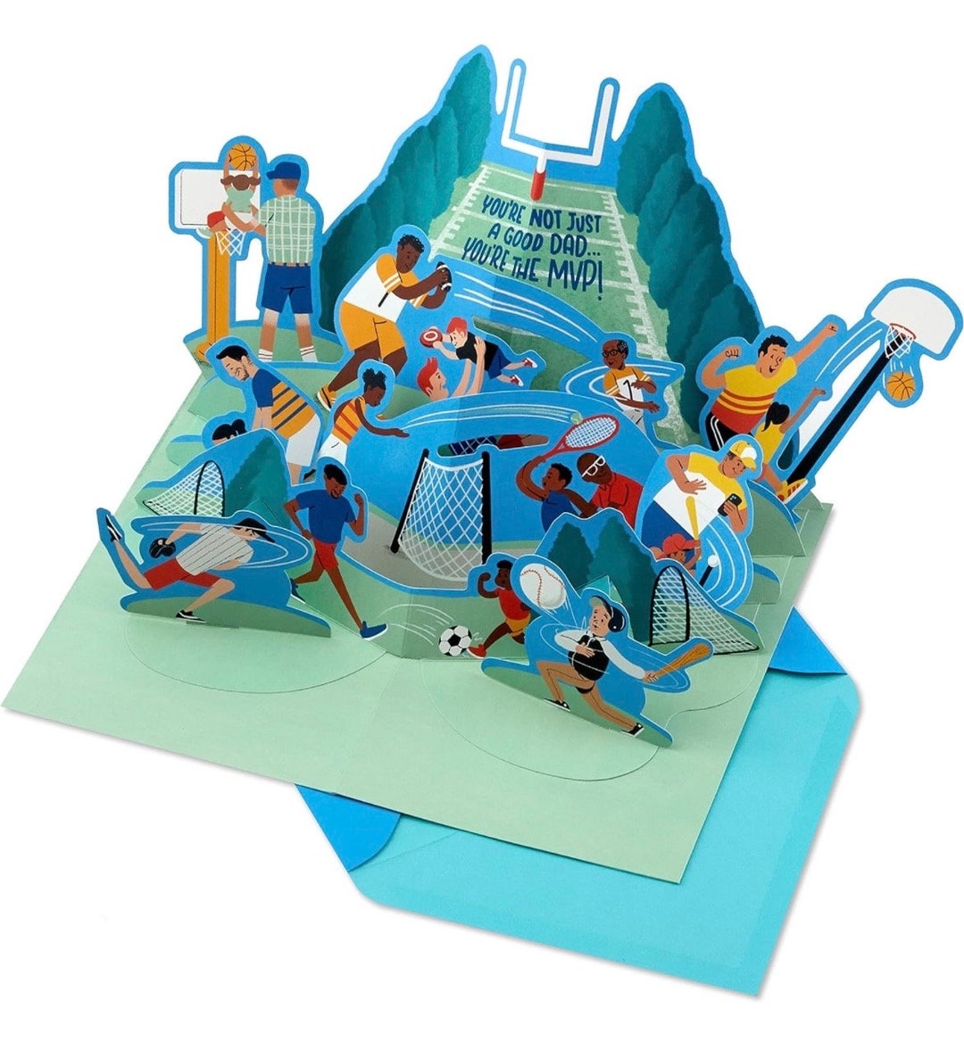 Pop up 3D Father's Day Card From Son or Daughter, Pop up Gift Card ...