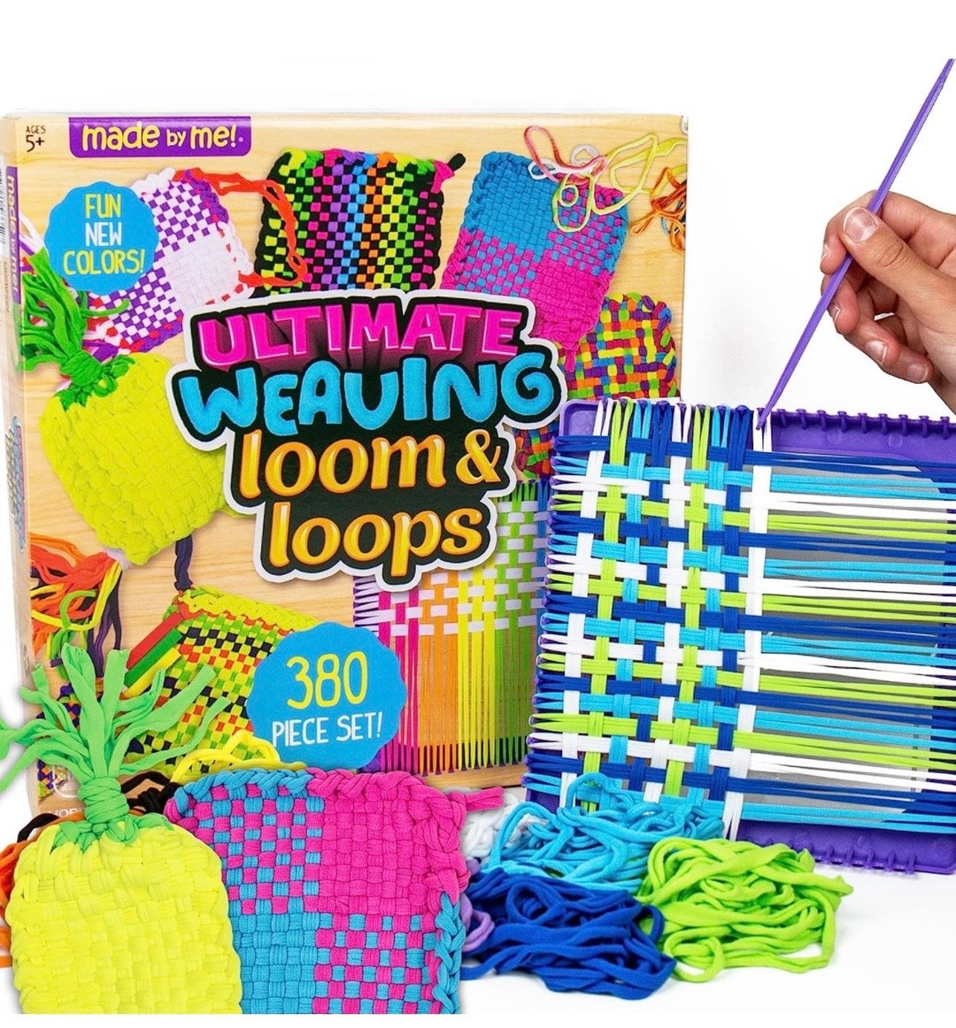Ultimate Weaving Loom, Includes 378 Craft Loops & 1 Weaving Loom With ...