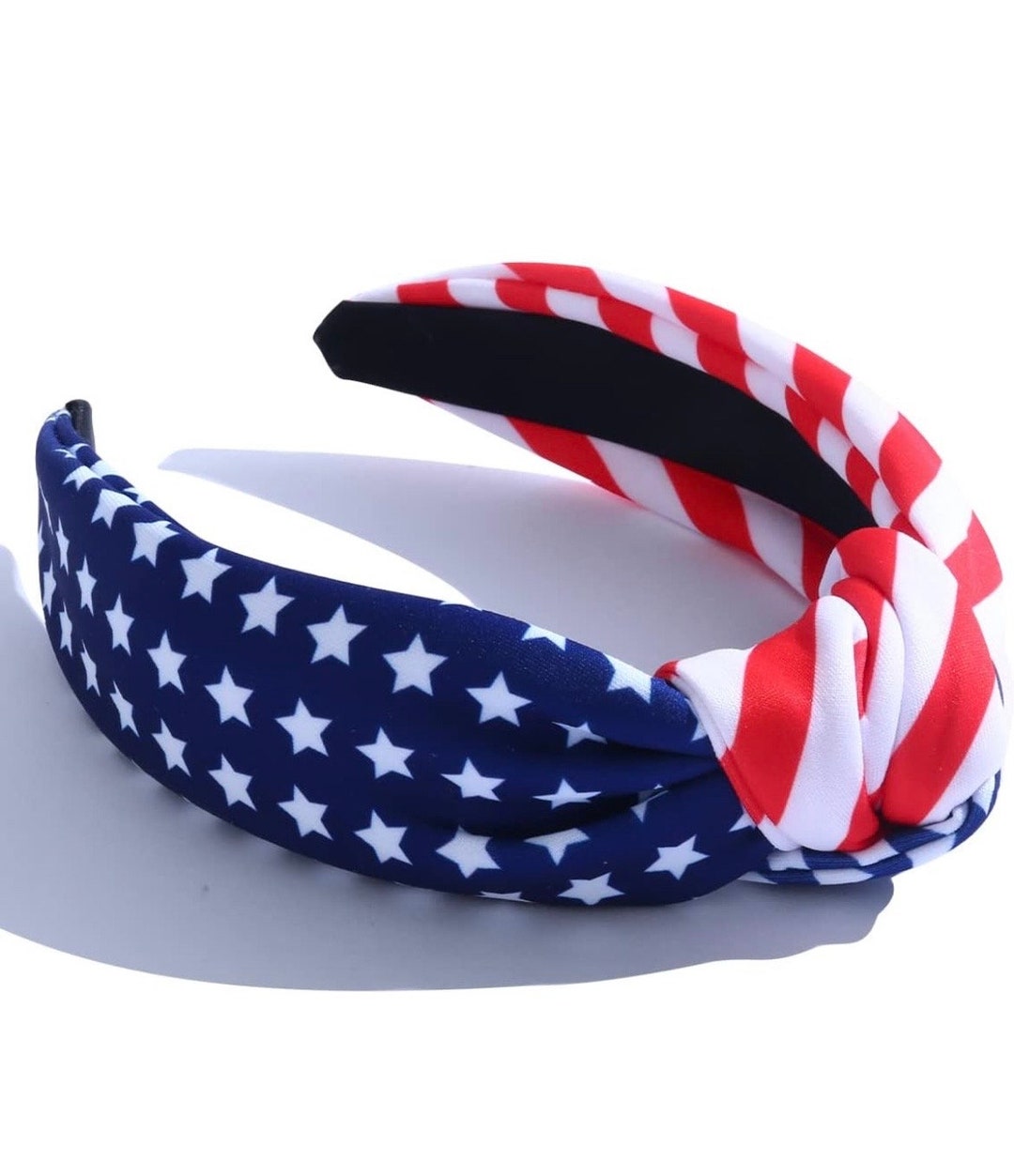 American Flag Knotted Headband Independence Day USA Patriotic Stars ...