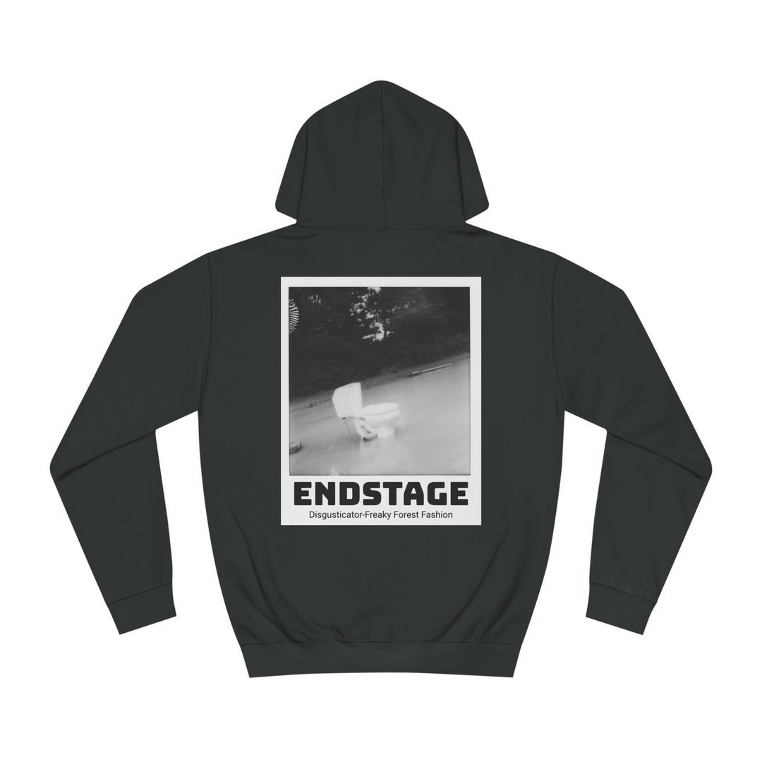 ENDSTAGE Hoodie Mud Puddle Dumped Toilet Instant Square Photo Long ...