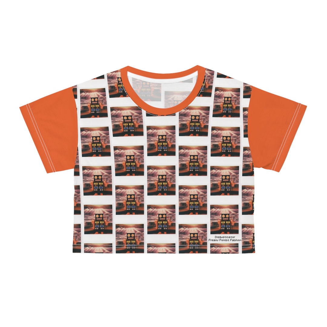 Freaky Robot Key Crop Tee Shirt Instant Art Photo by Disgusticator ...