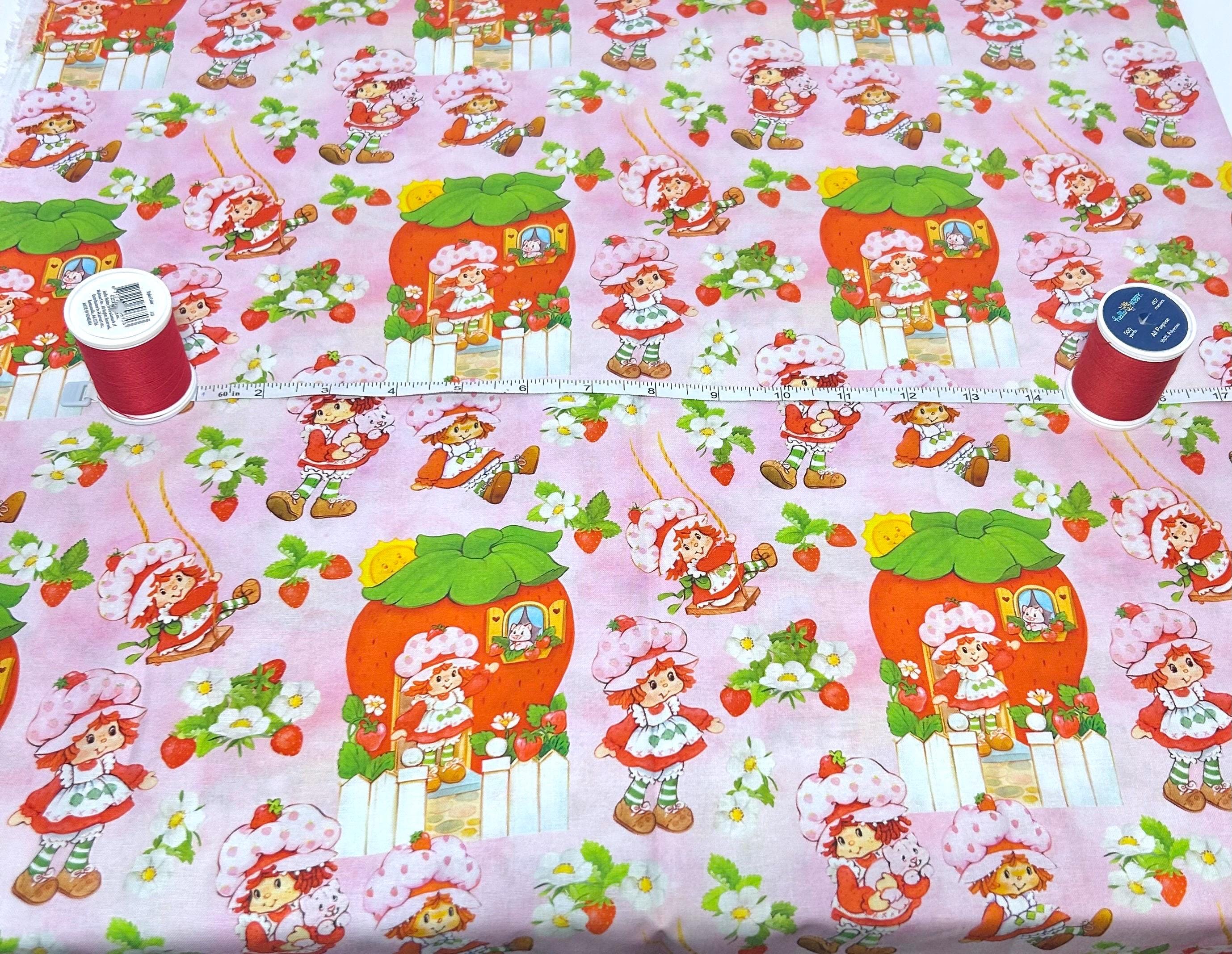 New Cotton Strawberry Shortcake Fabric Fat Quarter 18”x22” - Etsy