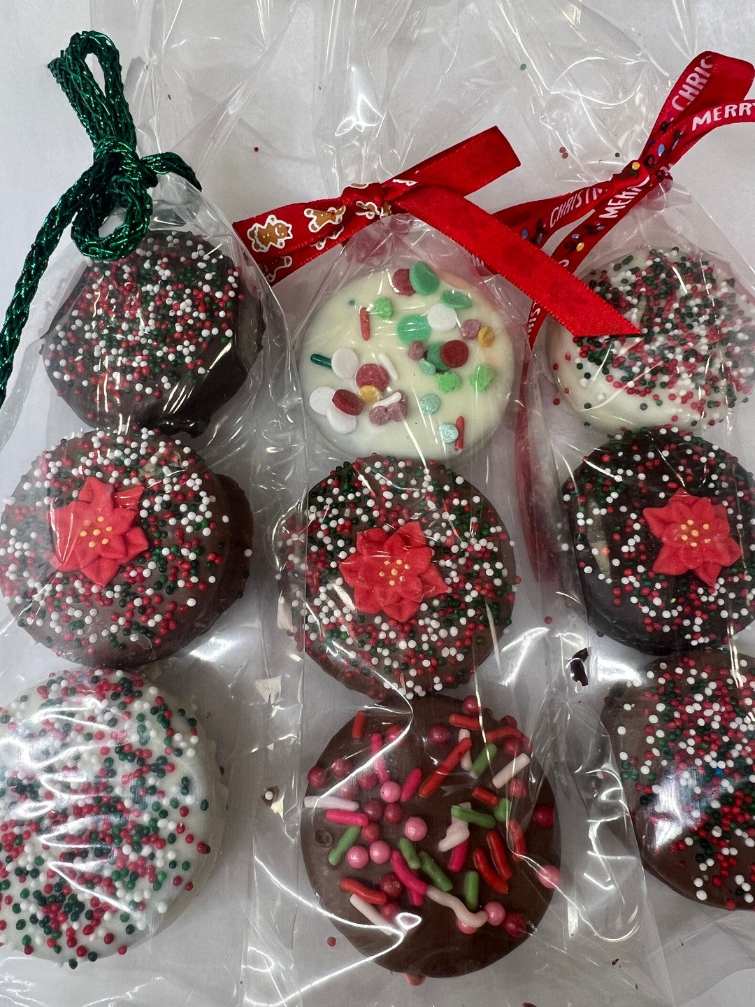 Chocolate Covered Oreos, Christmas Cookies, Bagged Gifts, Stocking ...