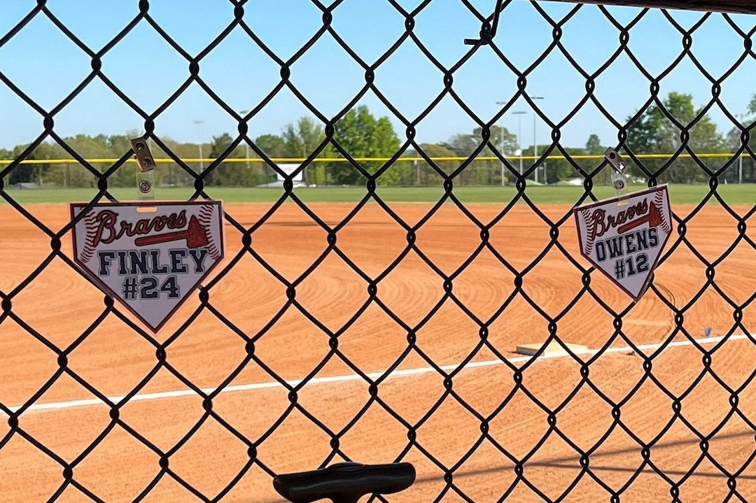 Custom Baseball Softball Dugout or Bag Tags - Etsy