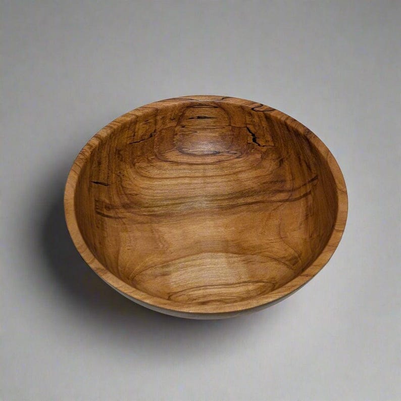 Handmade Spalted Japanese Cherry Wood Bowl - Etsy