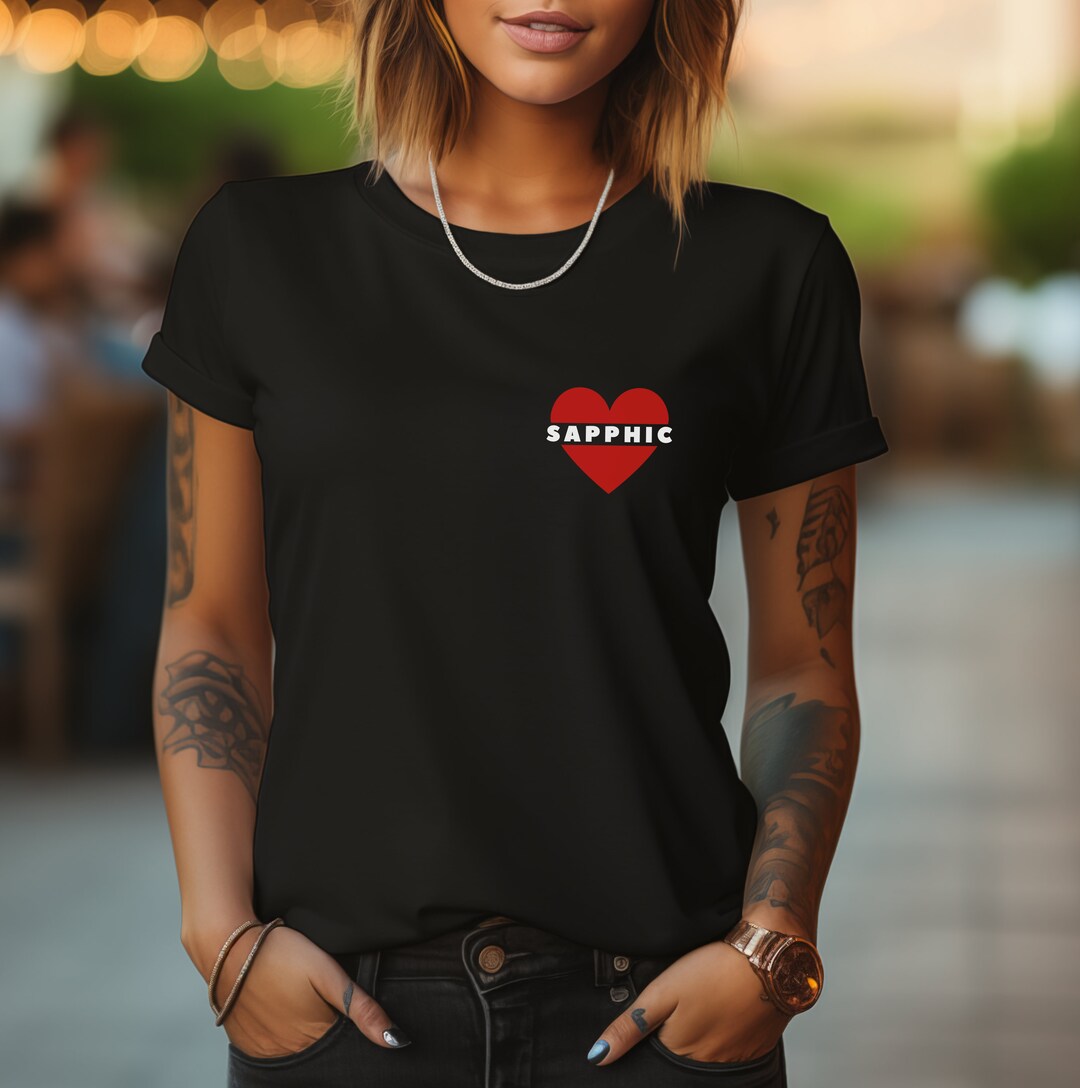 Unisex Short Sleeve Sapphic Love Shirt, Gender Equality Activist Shirt ...