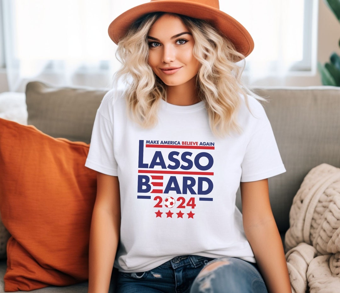 Lasso Inspired Vote LASSO BEARD 24 T-shirt 2024 Soccer Football Tshirt ...